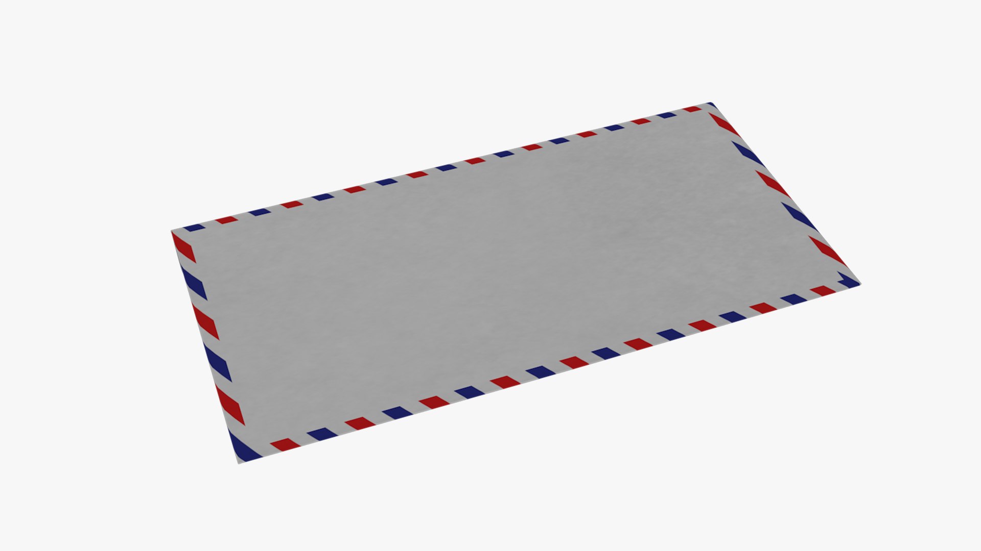 Air Mail Envelope Size DL Style BANKER 3D - TurboSquid 2218456