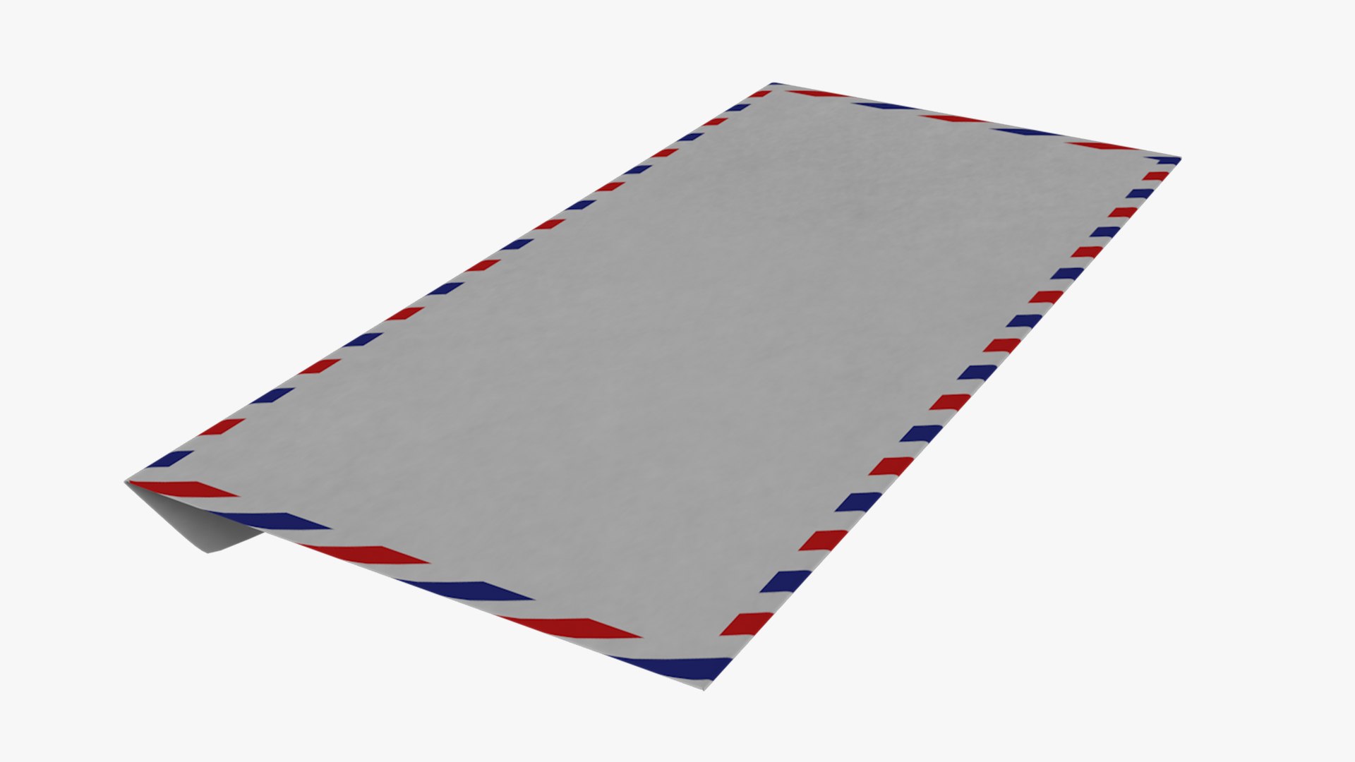 Air Mail Envelope Size DL Style BANKER 3D - TurboSquid 2218456