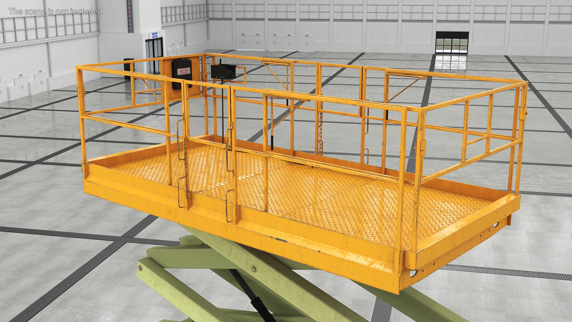 3D Industrial Scissor Lift Platform - TurboSquid 2230235