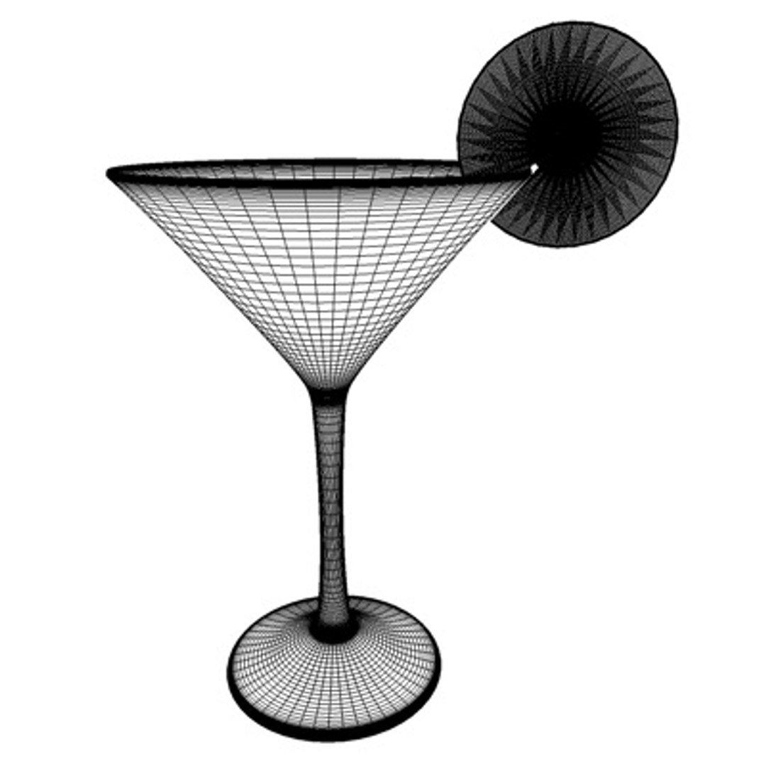 Cocktail Glass 3d Model