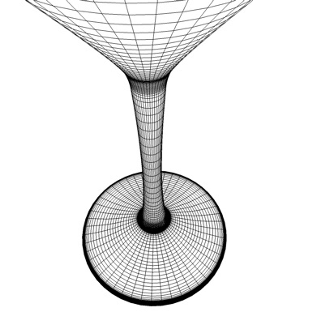 Cocktail Glass 3d Model