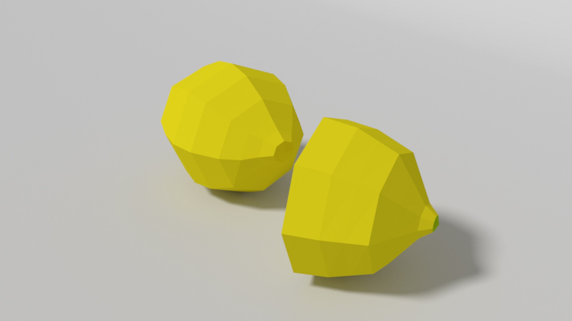 3D Cartoon Lemon - TurboSquid 1412745