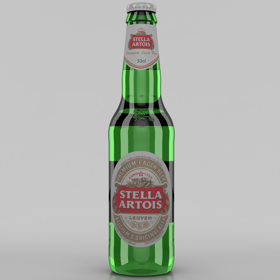 Lightwave Stella Artois Beer Bottle