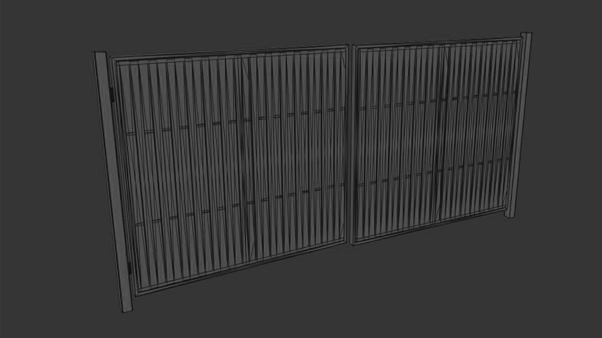 3D Model Metal Gates - TurboSquid 2075231