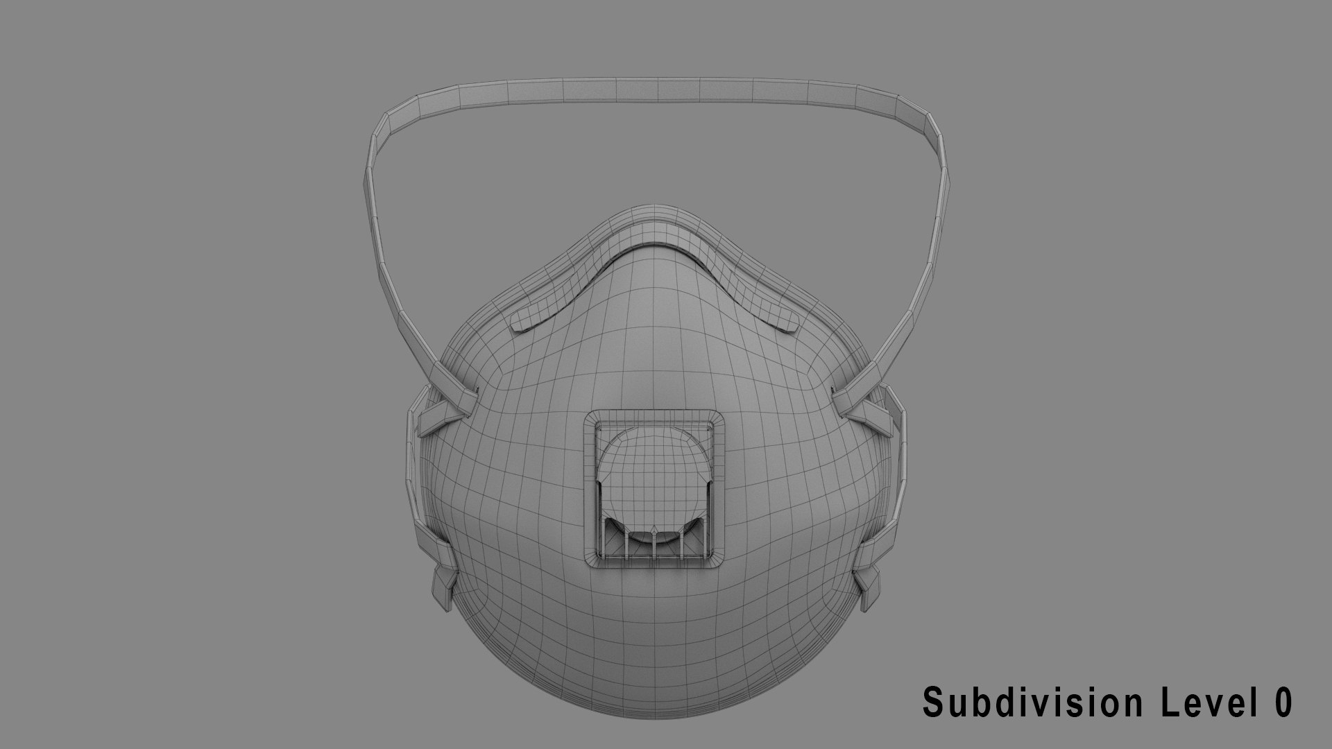 N95 Particulate Respirator Mask 3D Model - TurboSquid 1525624
