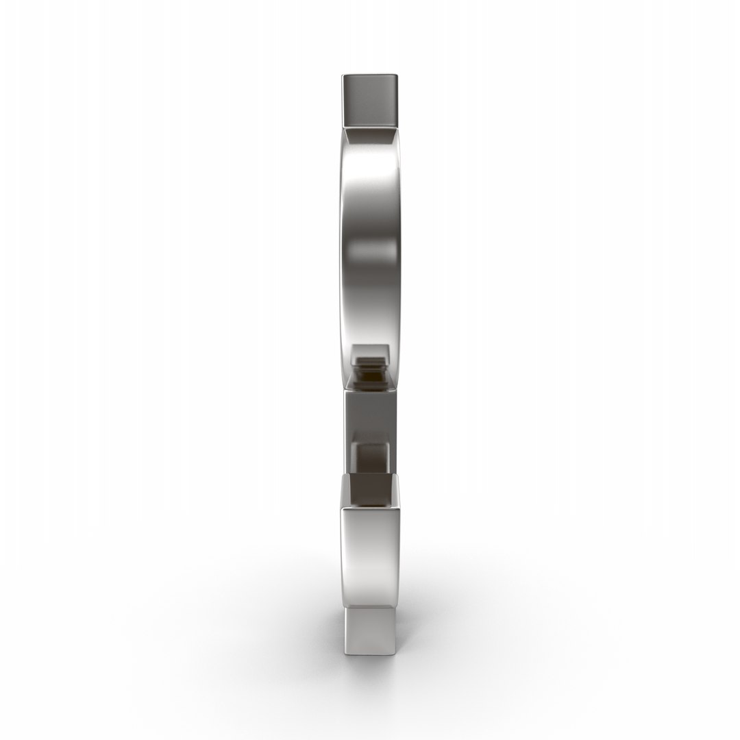 USD Symbol Silver 3D - TurboSquid 2316648