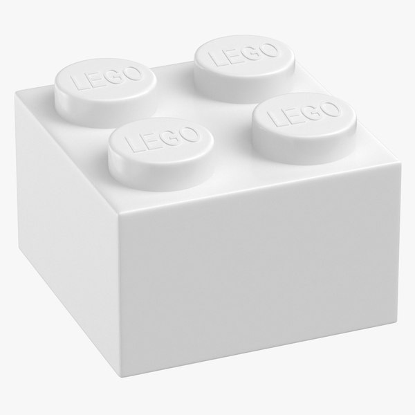 3D white lego bricks - TurboSquid 1492406