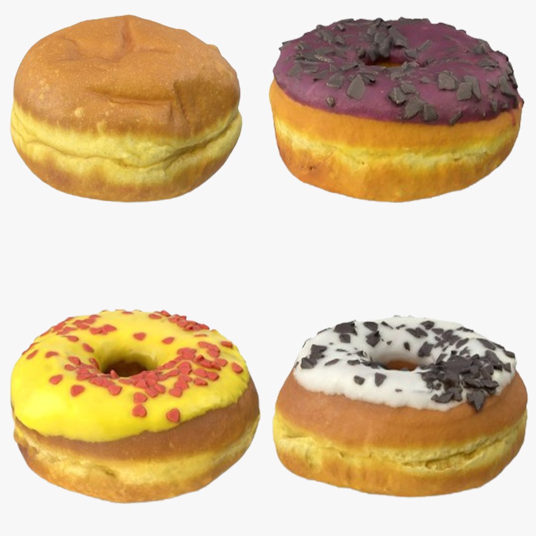 3D Donuts Model - TurboSquid 2401595