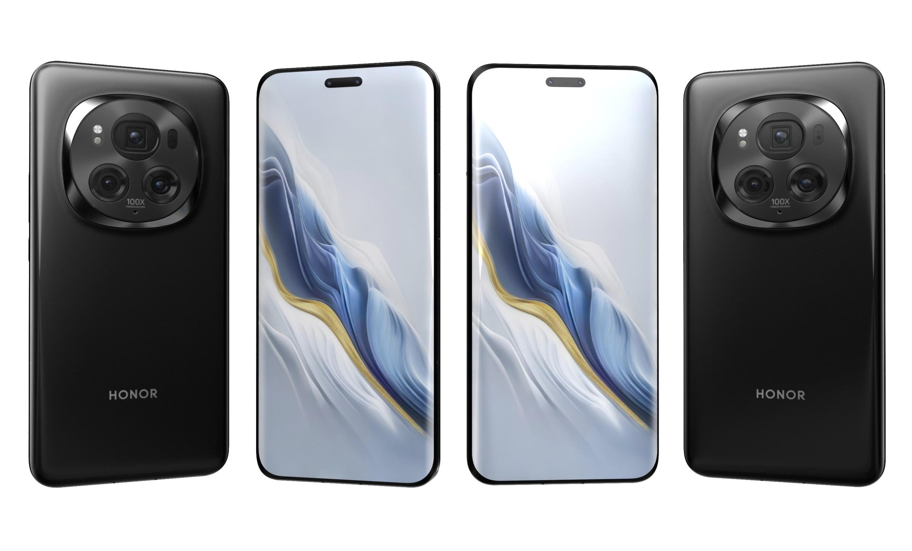 Honor Magic6 Pro Black model - TurboSquid 2180780