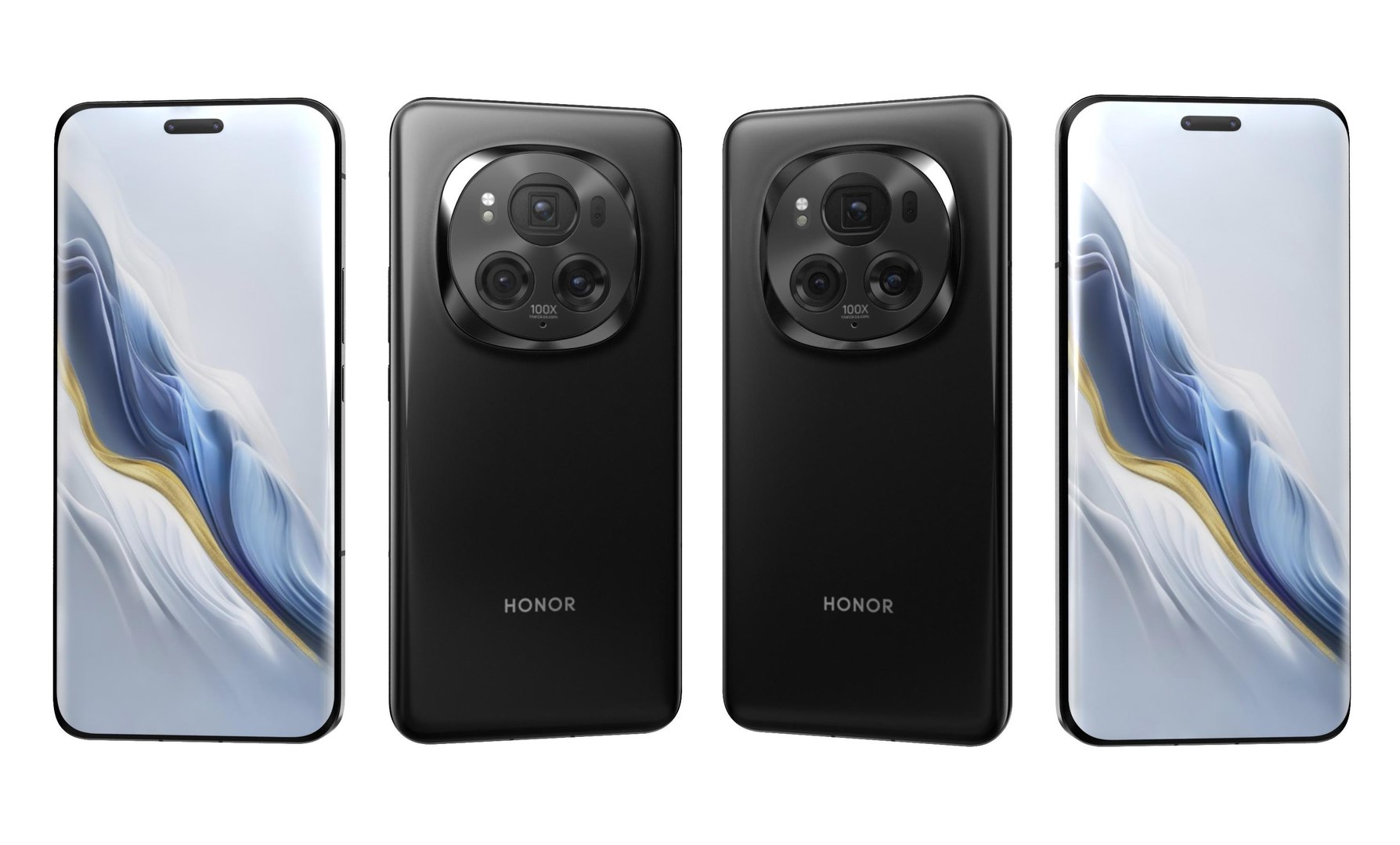 Honor Magic6 Pro Black model - TurboSquid 2180780