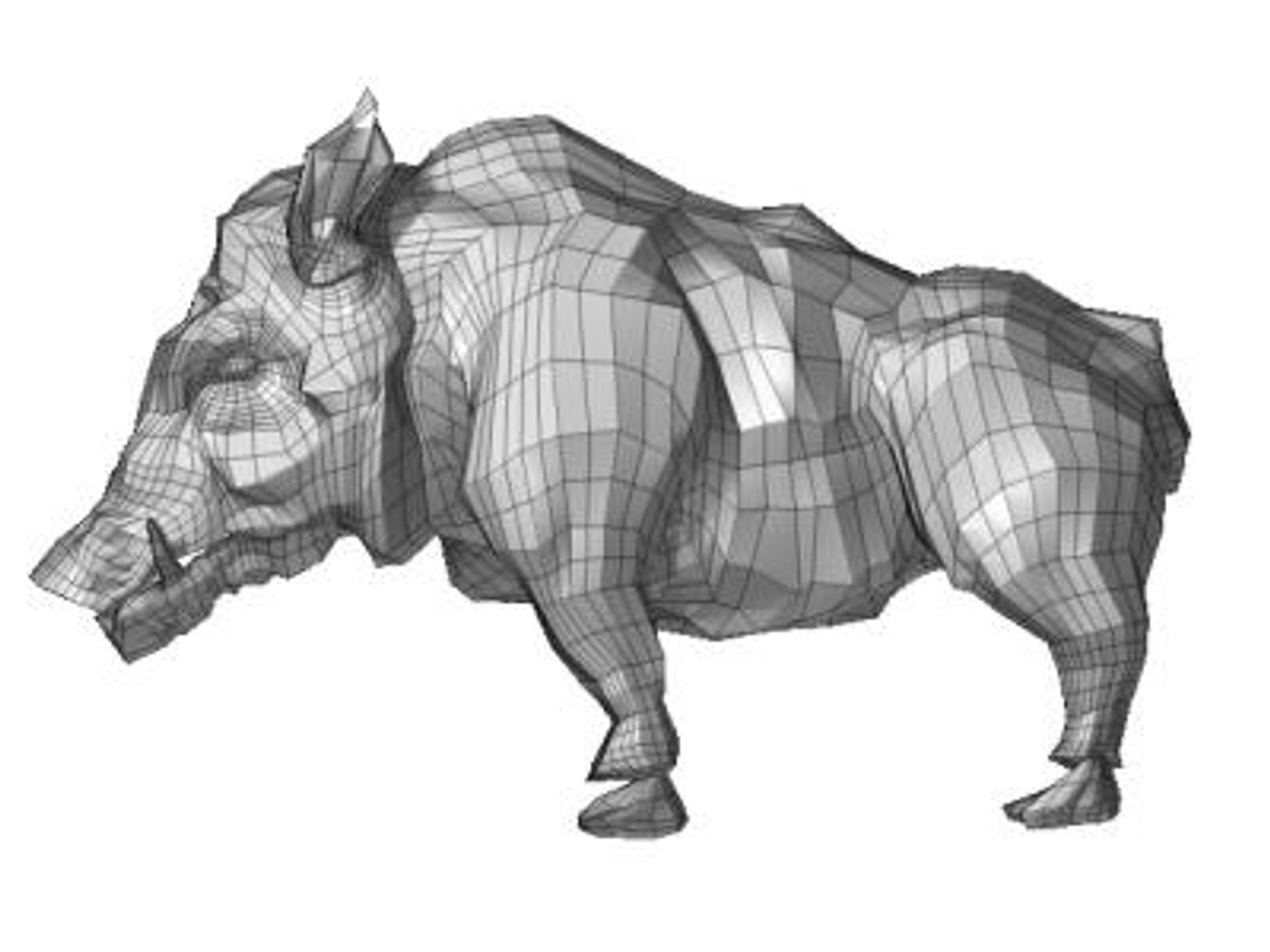 3d Model Boar Animation