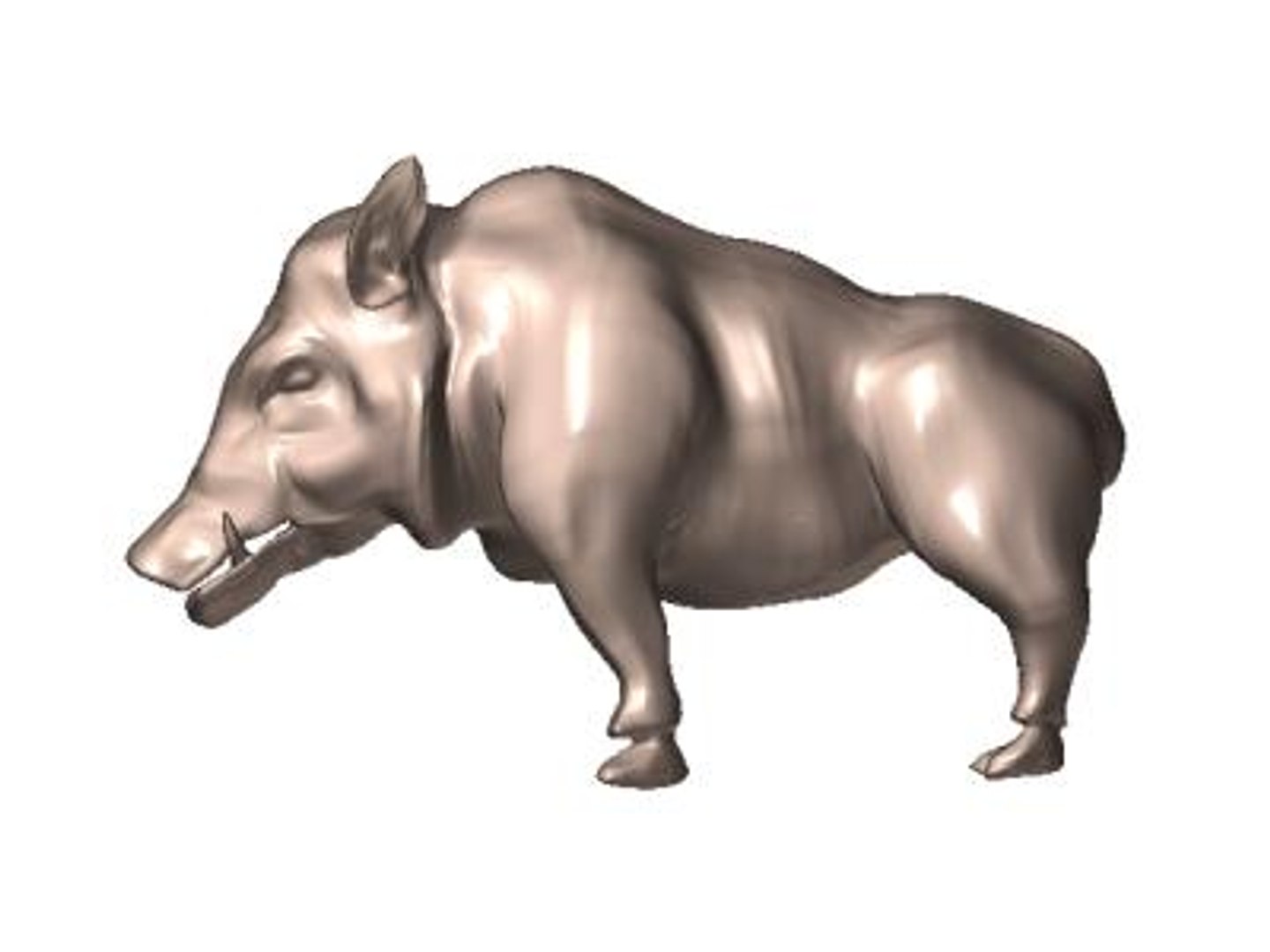 3d Model Boar Animation