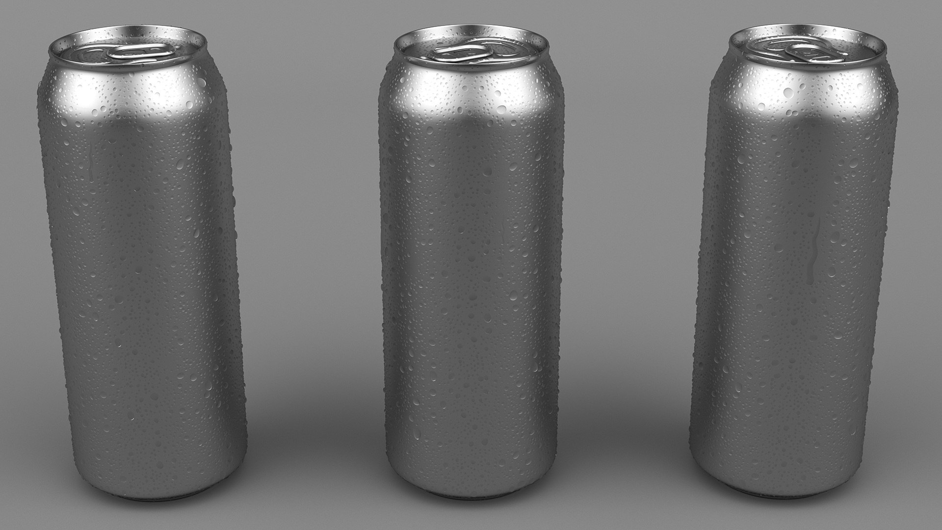 Aluminum Can Water Drops 500ml 3D Model - TurboSquid 2139730