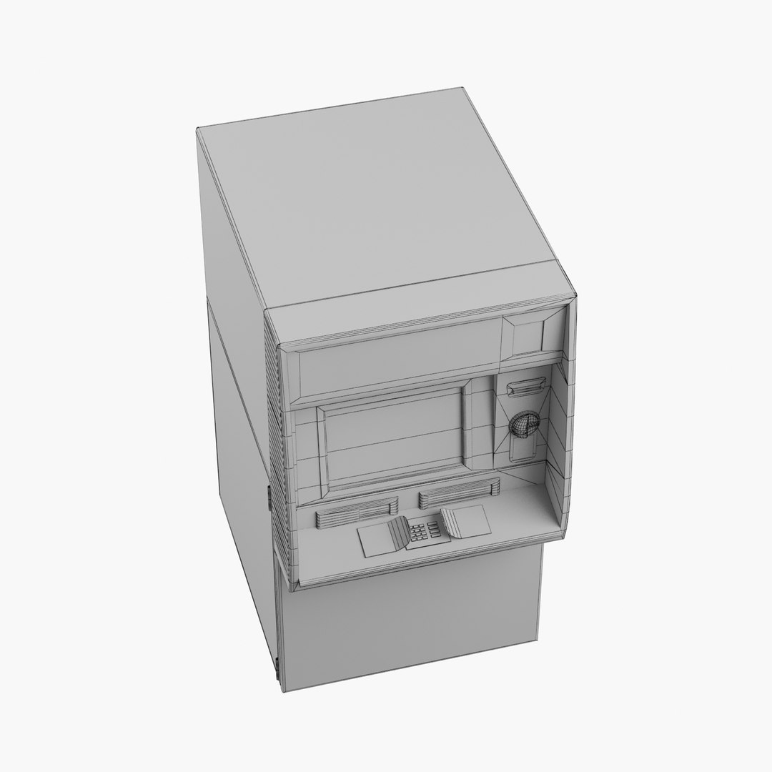 3d Model Of Atm Machine Cash
