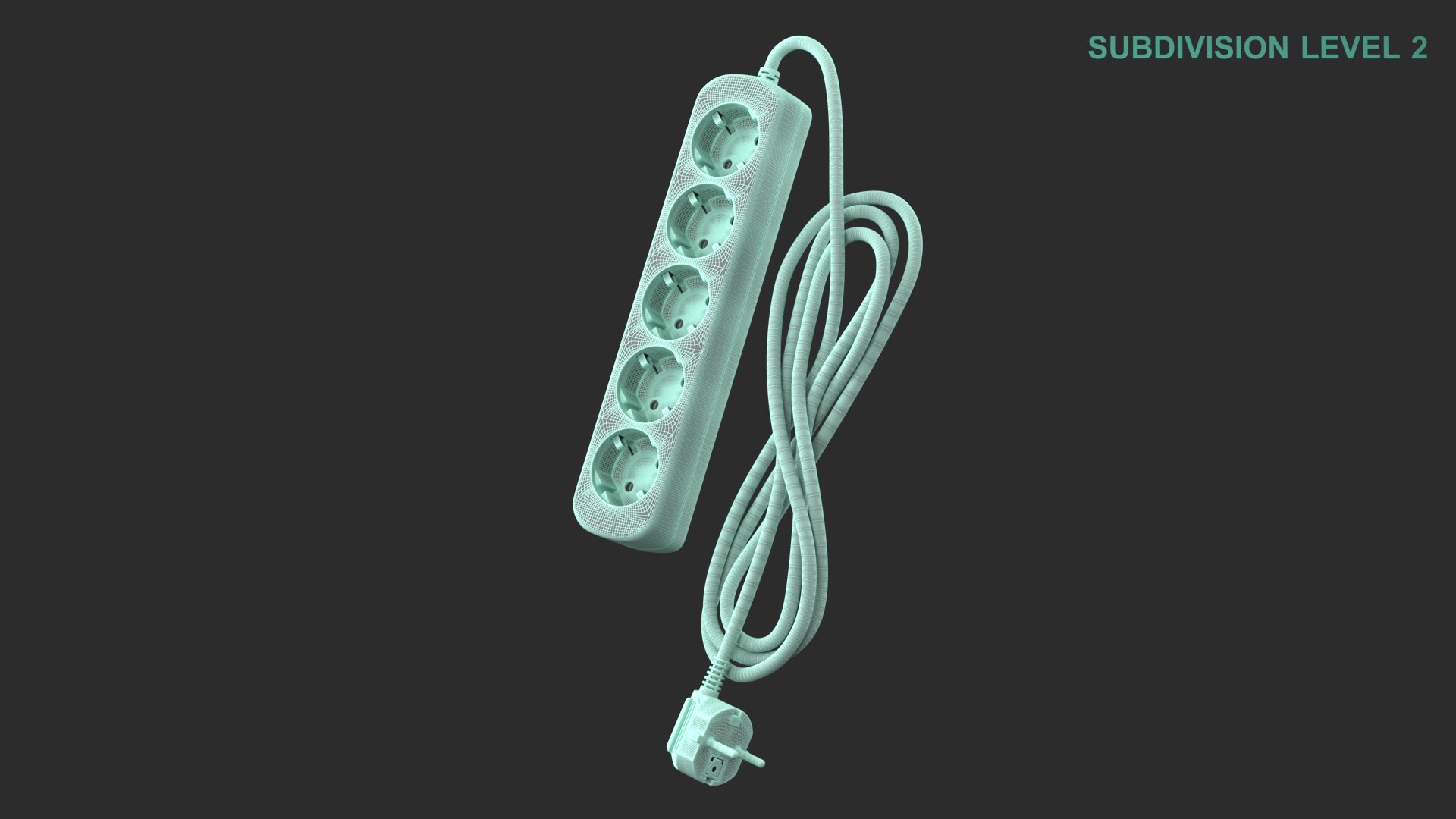 Power Strip 3D Model - TurboSquid 2145735