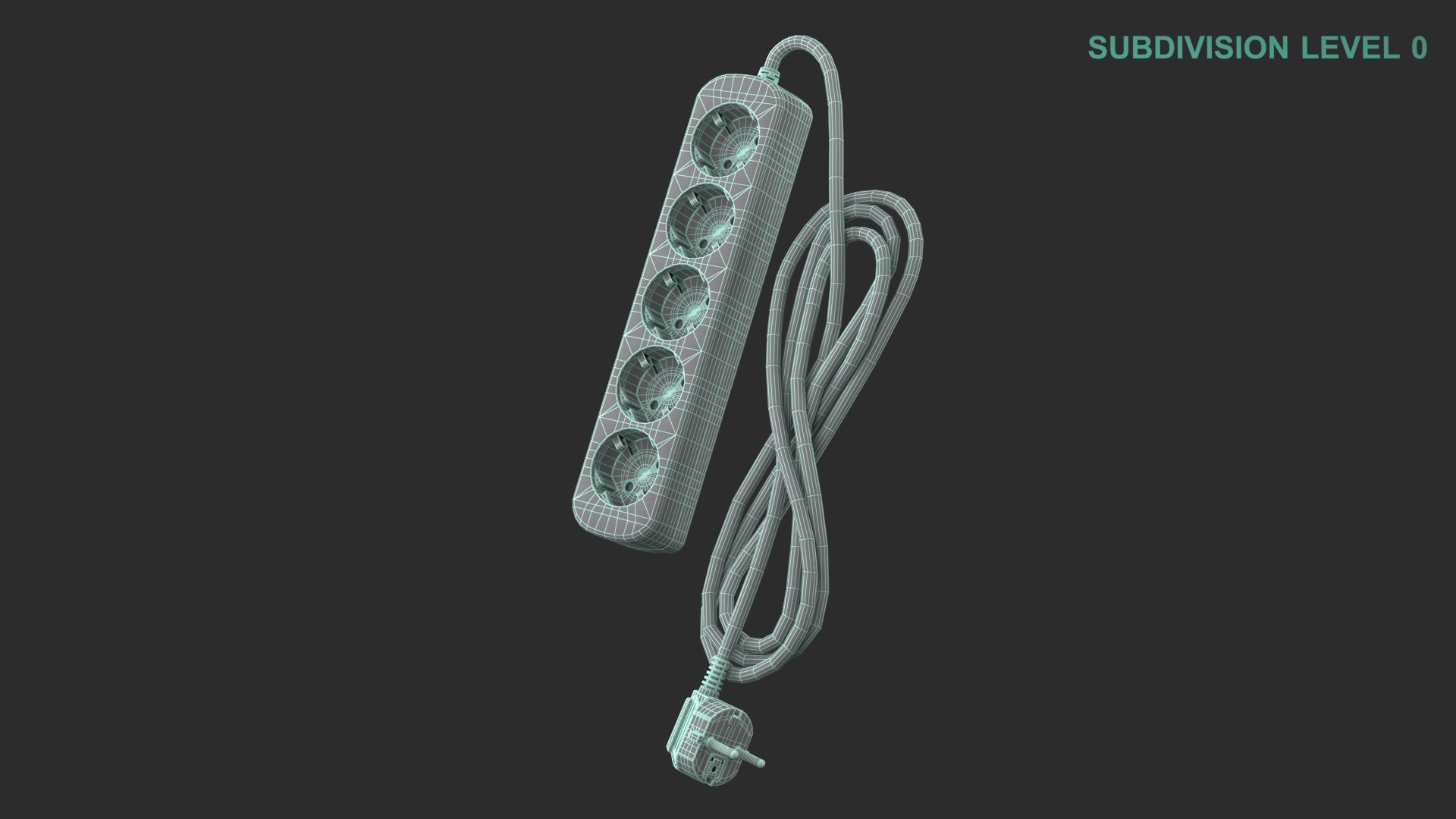 Power Strip 3D Model - TurboSquid 2145735