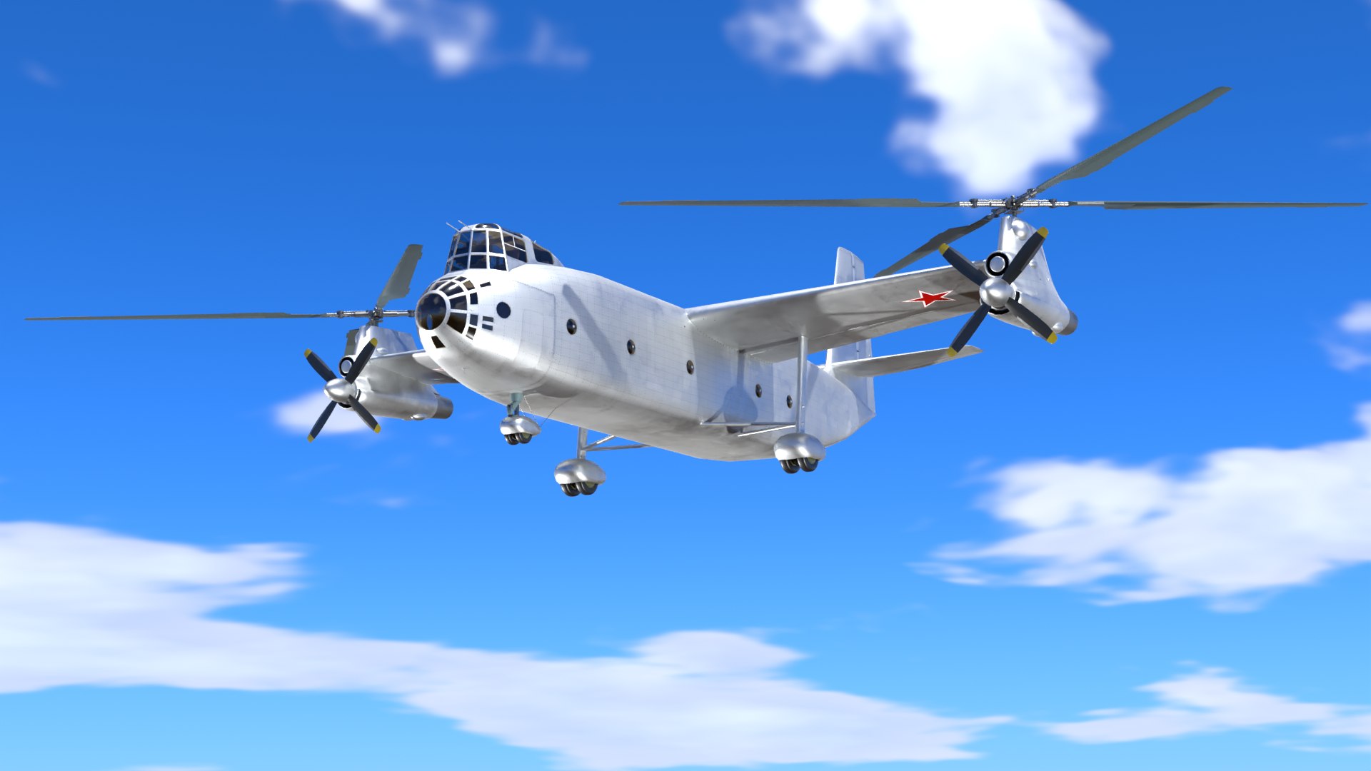 3D Kamov Ka-22 - TurboSquid 2285366