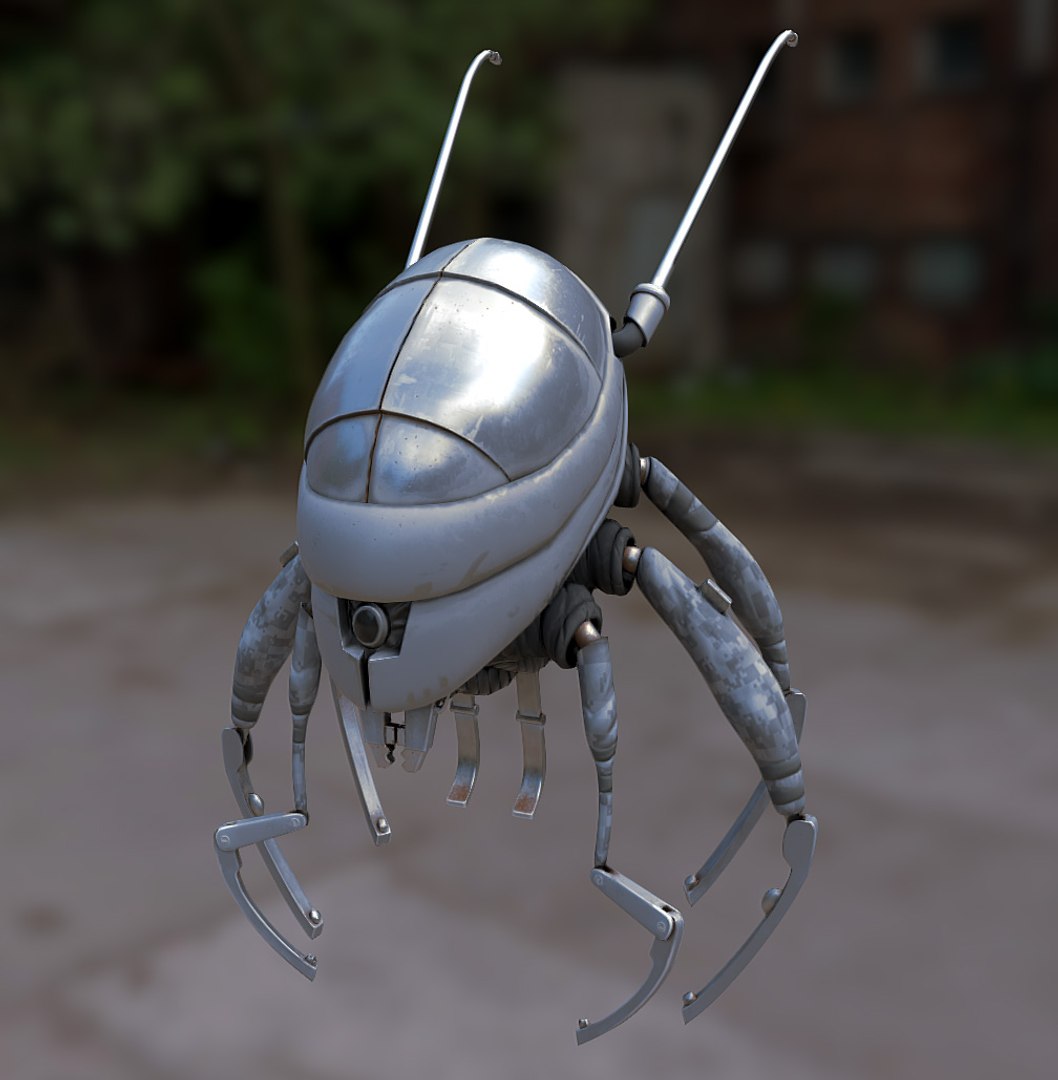 Maya Insectoid Robot Pbr