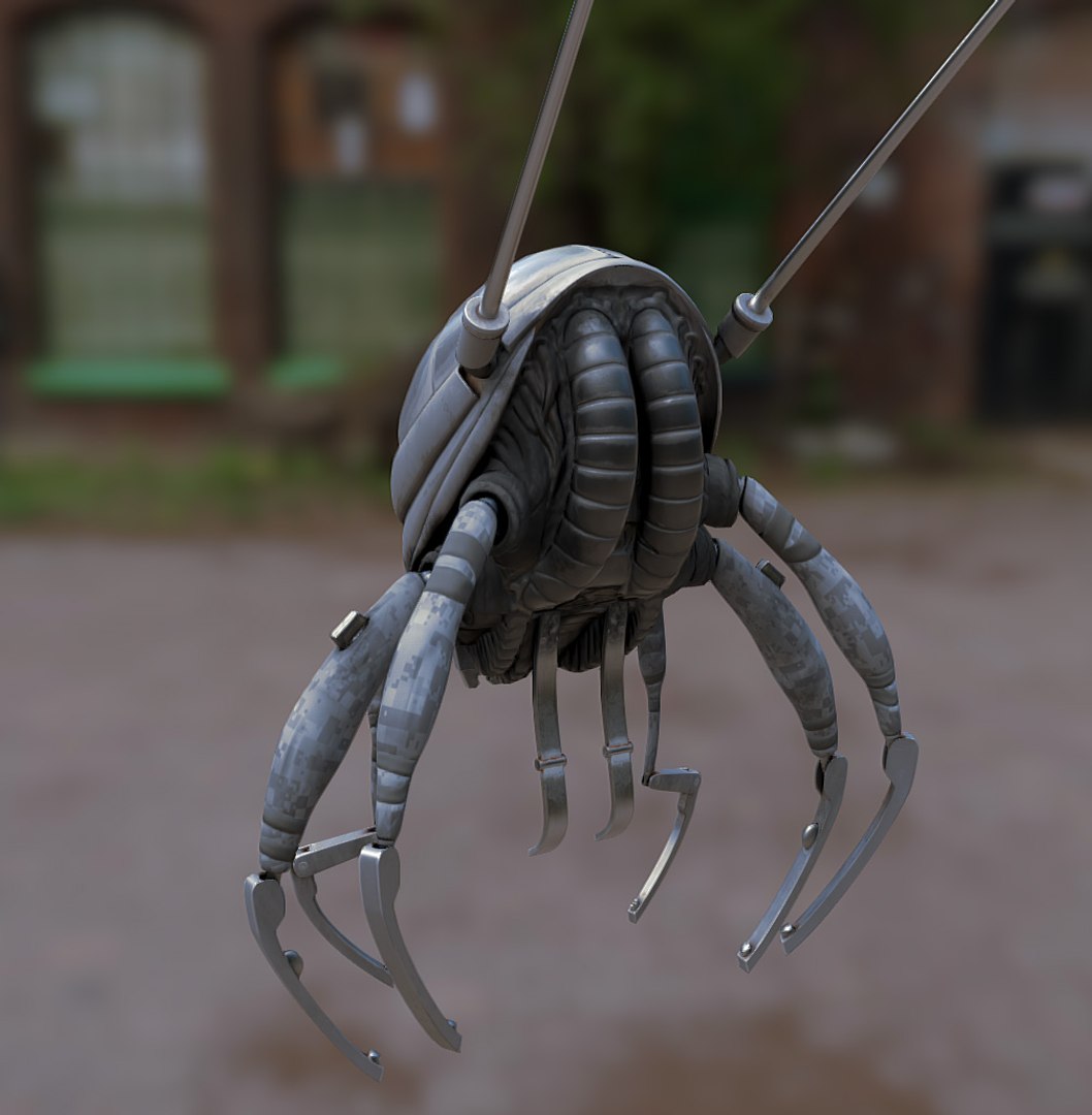 Maya Insectoid Robot Pbr