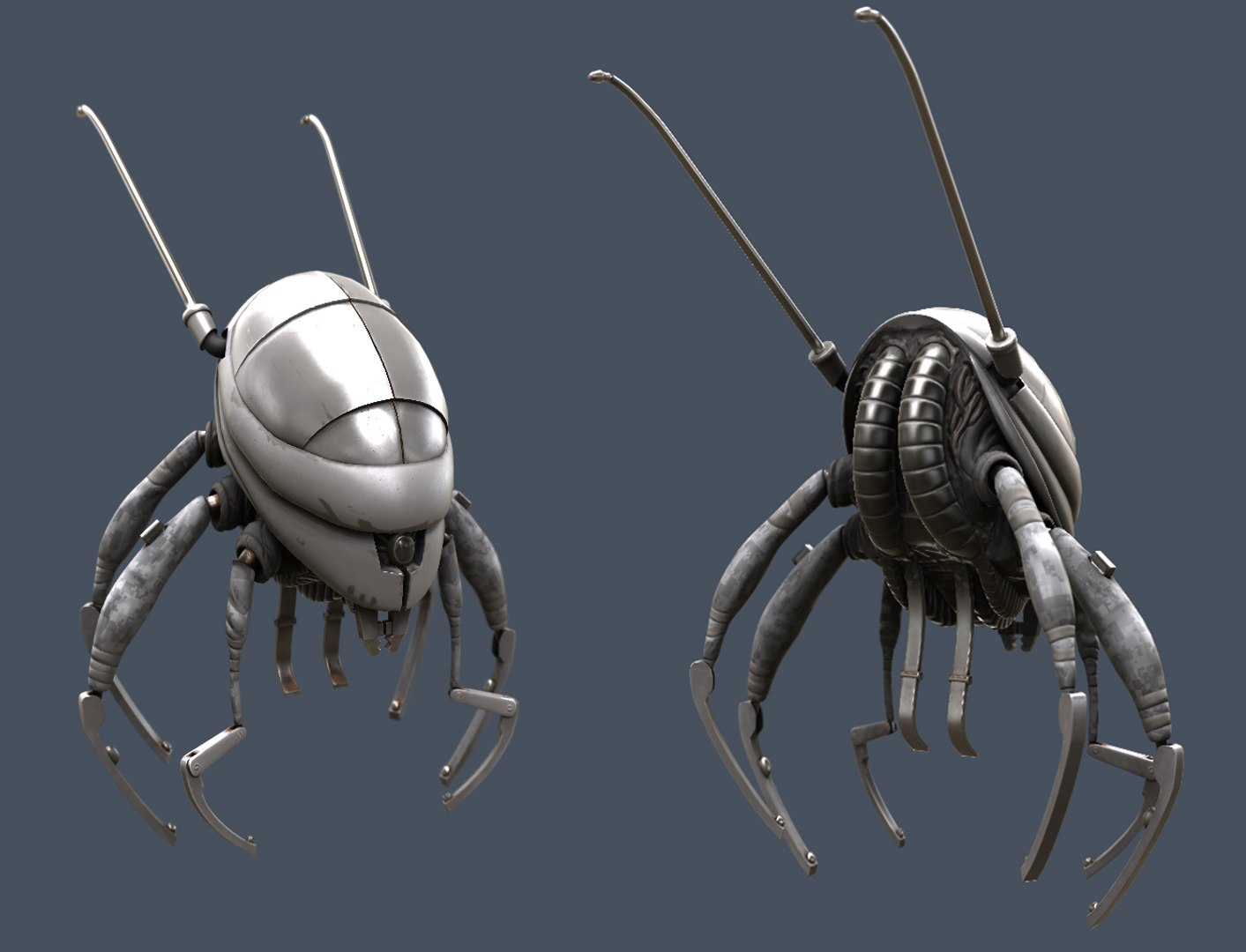 Maya Insectoid Robot Pbr
