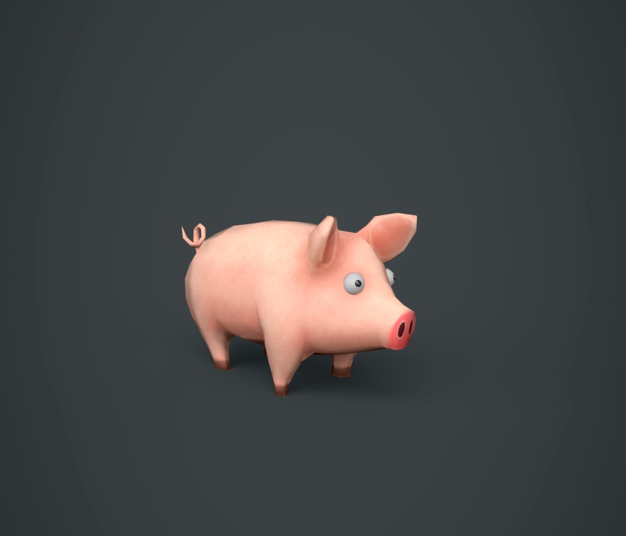 Stylized Pig 3D Model - TurboSquid 1373013