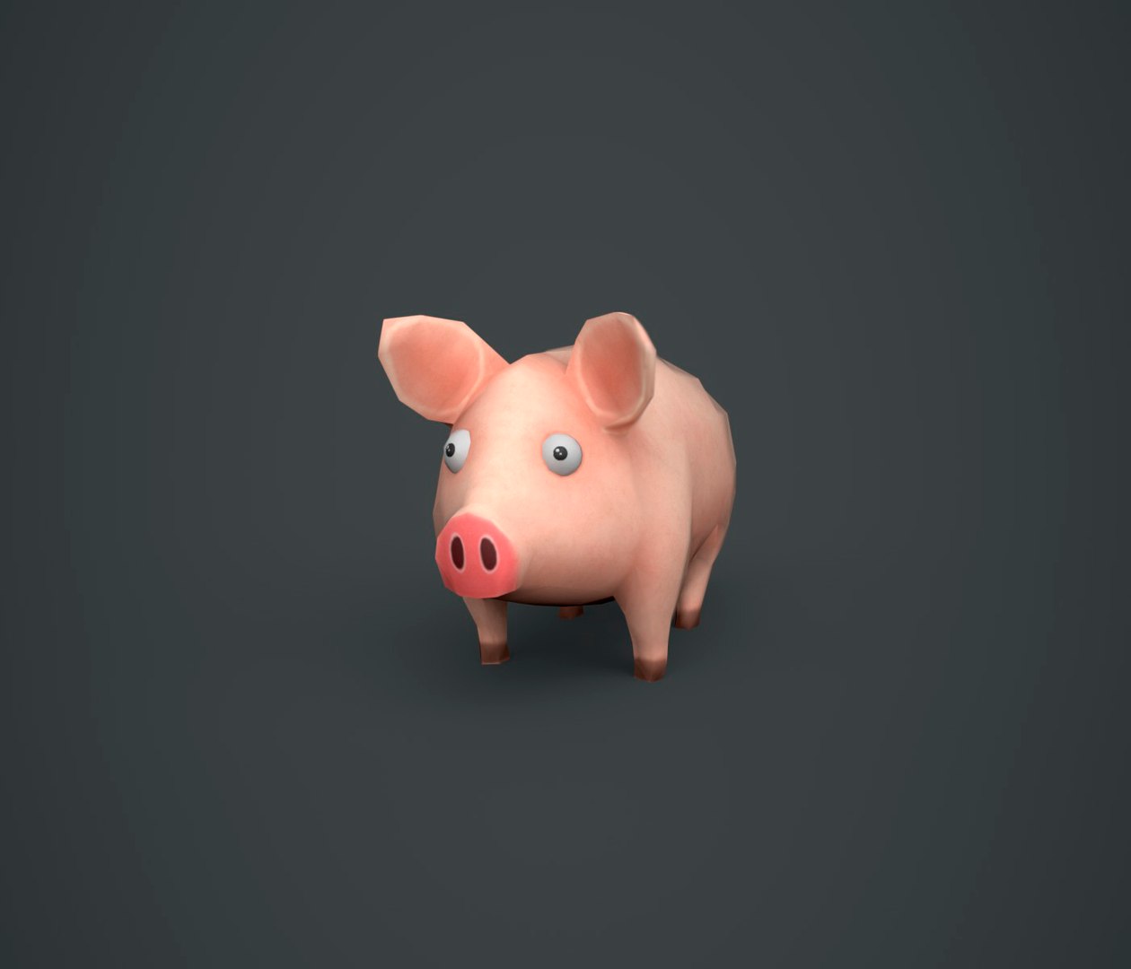 Stylized Pig 3D Model - TurboSquid 1373013