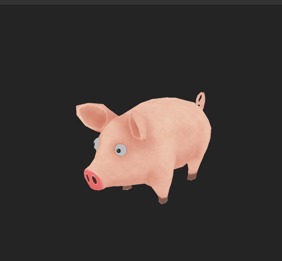 Stylized Pig 3D Model - TurboSquid 1373013