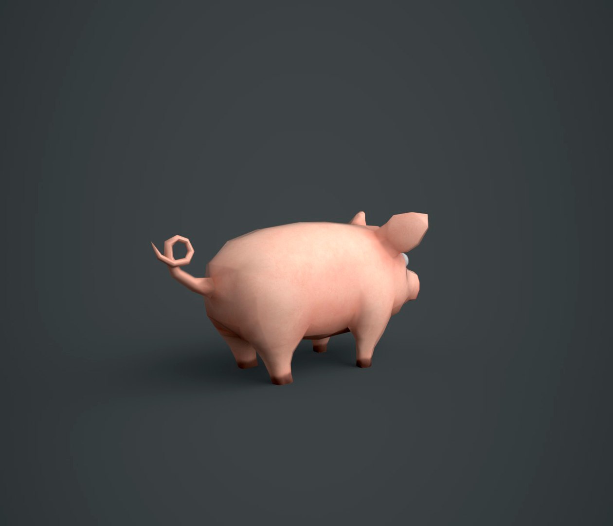 Stylized Pig 3D Model - TurboSquid 1373013