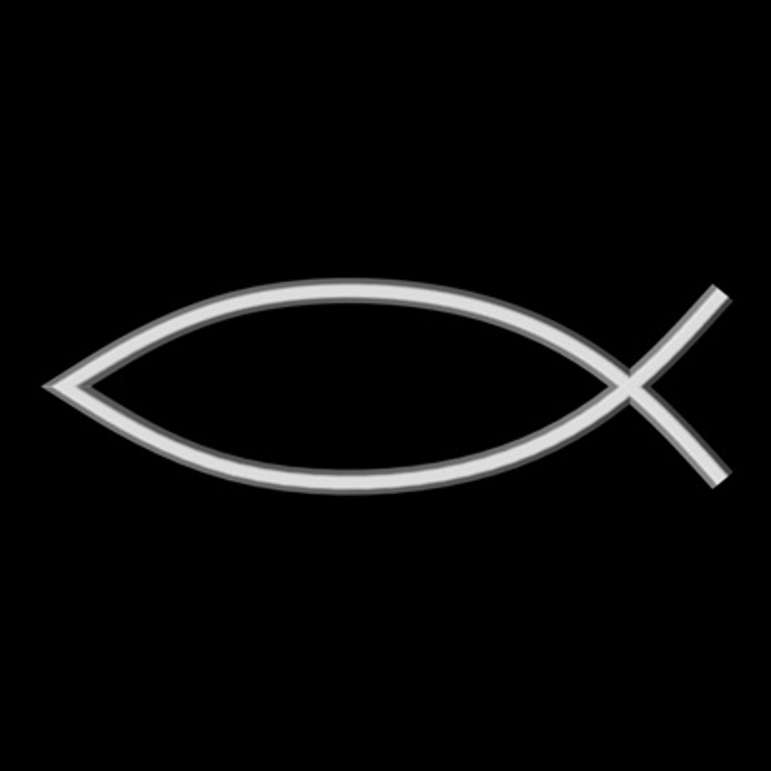 Jesus Fish 3d Model