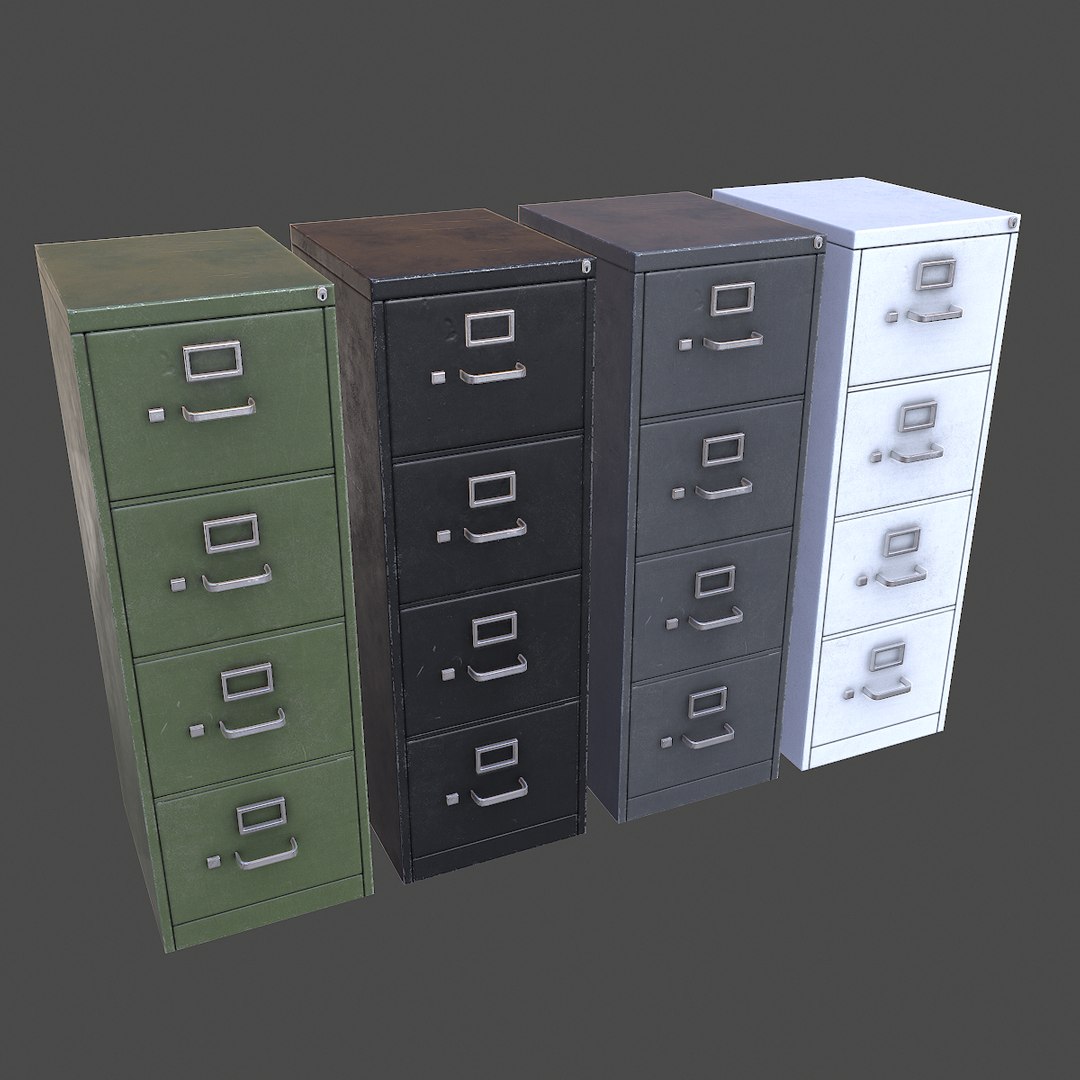 3ds max file cabinet