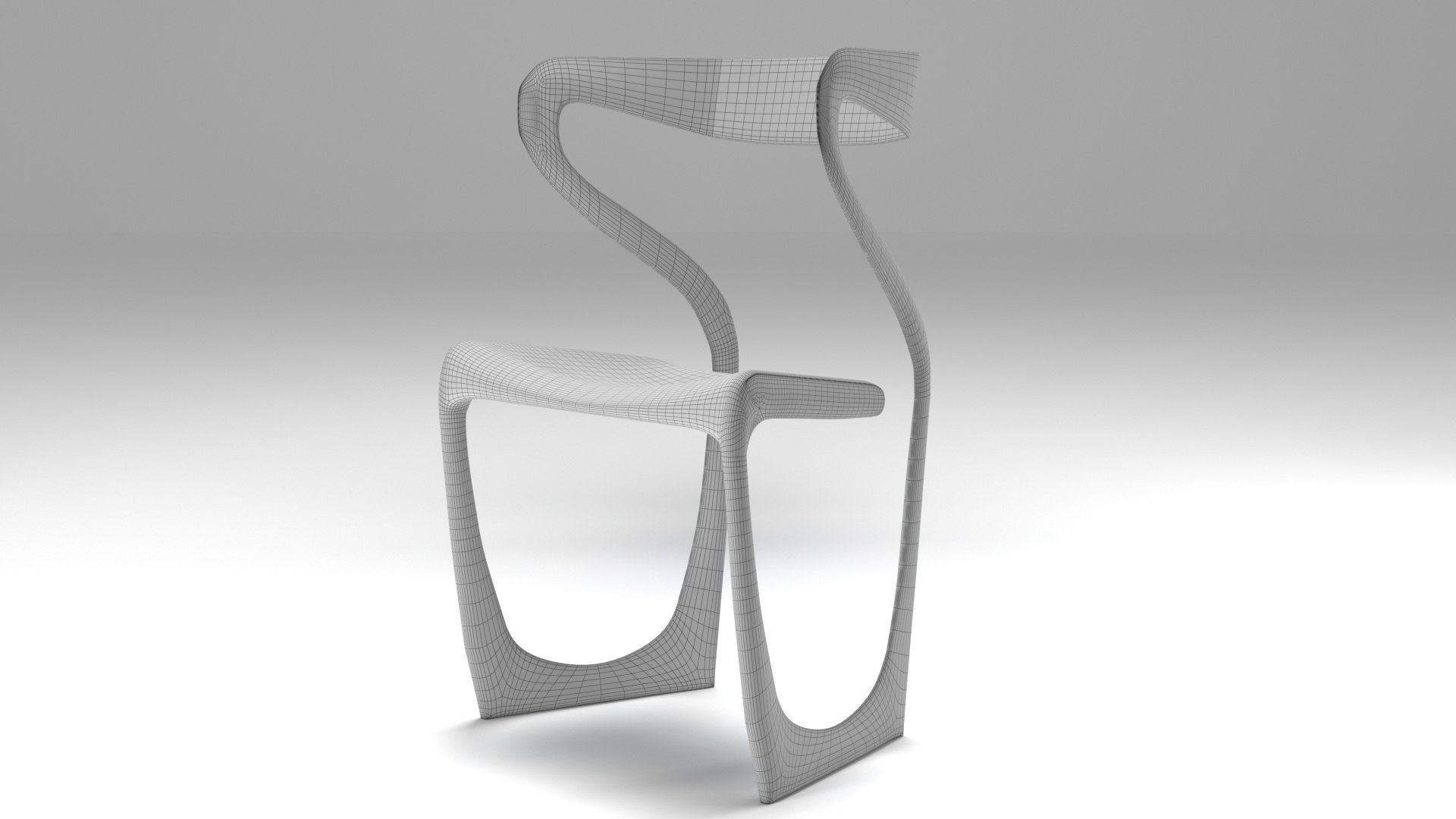 3D S Chair Handmade Abstract Wooden Chair By Tom Vaughan - TurboSquid ...