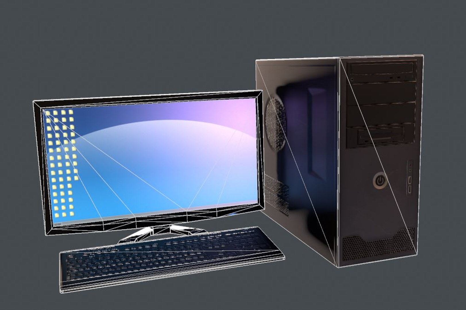 Pc Monitor 3D Model - TurboSquid 1247703