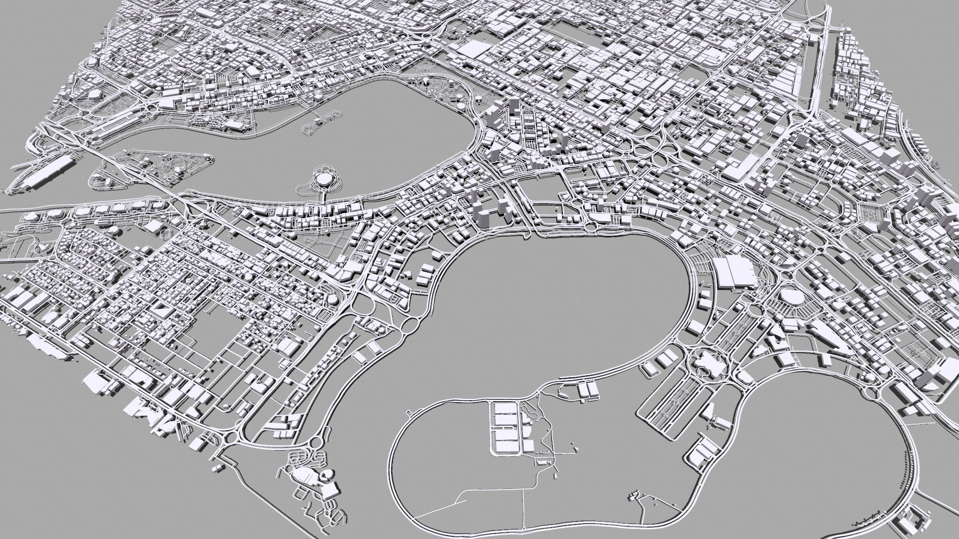 Cityscape Dubai Al Nanda UAE Model - TurboSquid 2090556