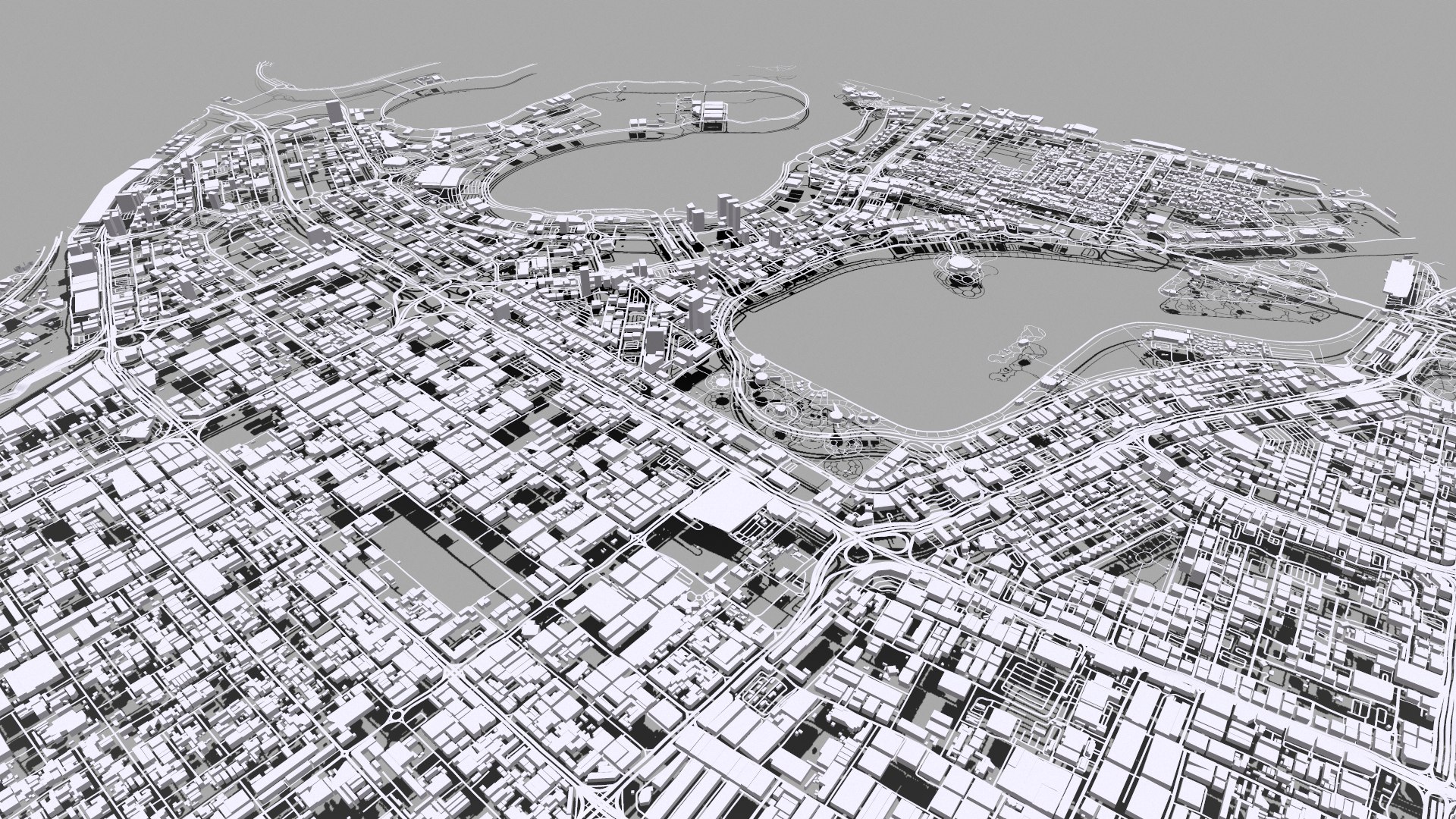 Cityscape Dubai Al Nanda UAE Model - TurboSquid 2090556