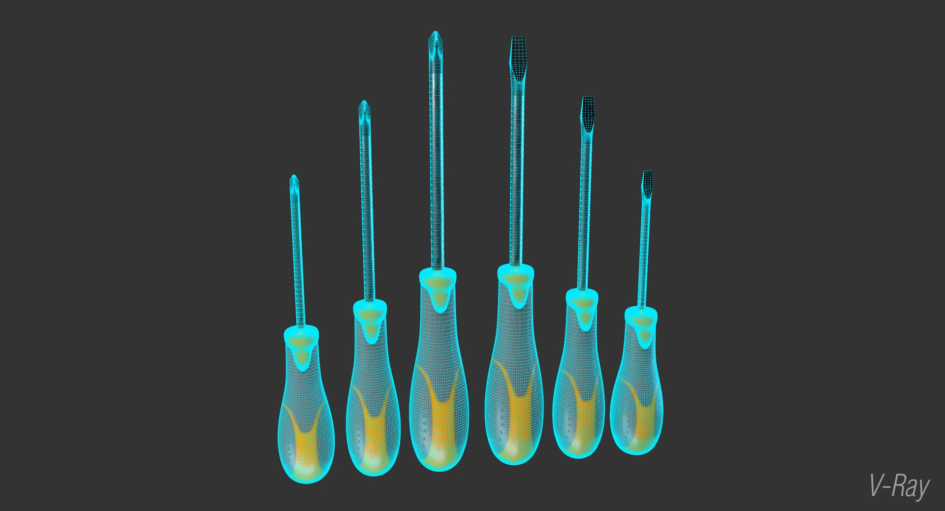 Free 3D Modern Screwdriver Model - TurboSquid 1710232