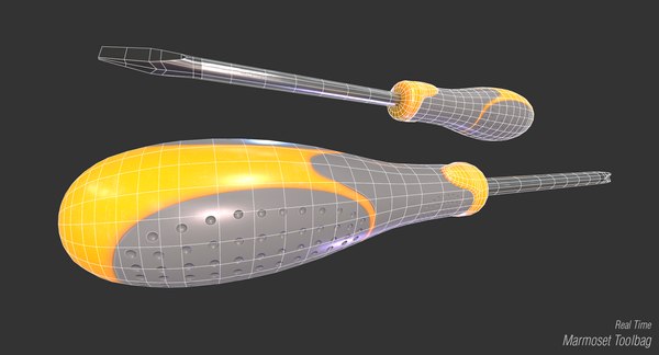 Free 3D modern screwdriver model - TurboSquid 1710232