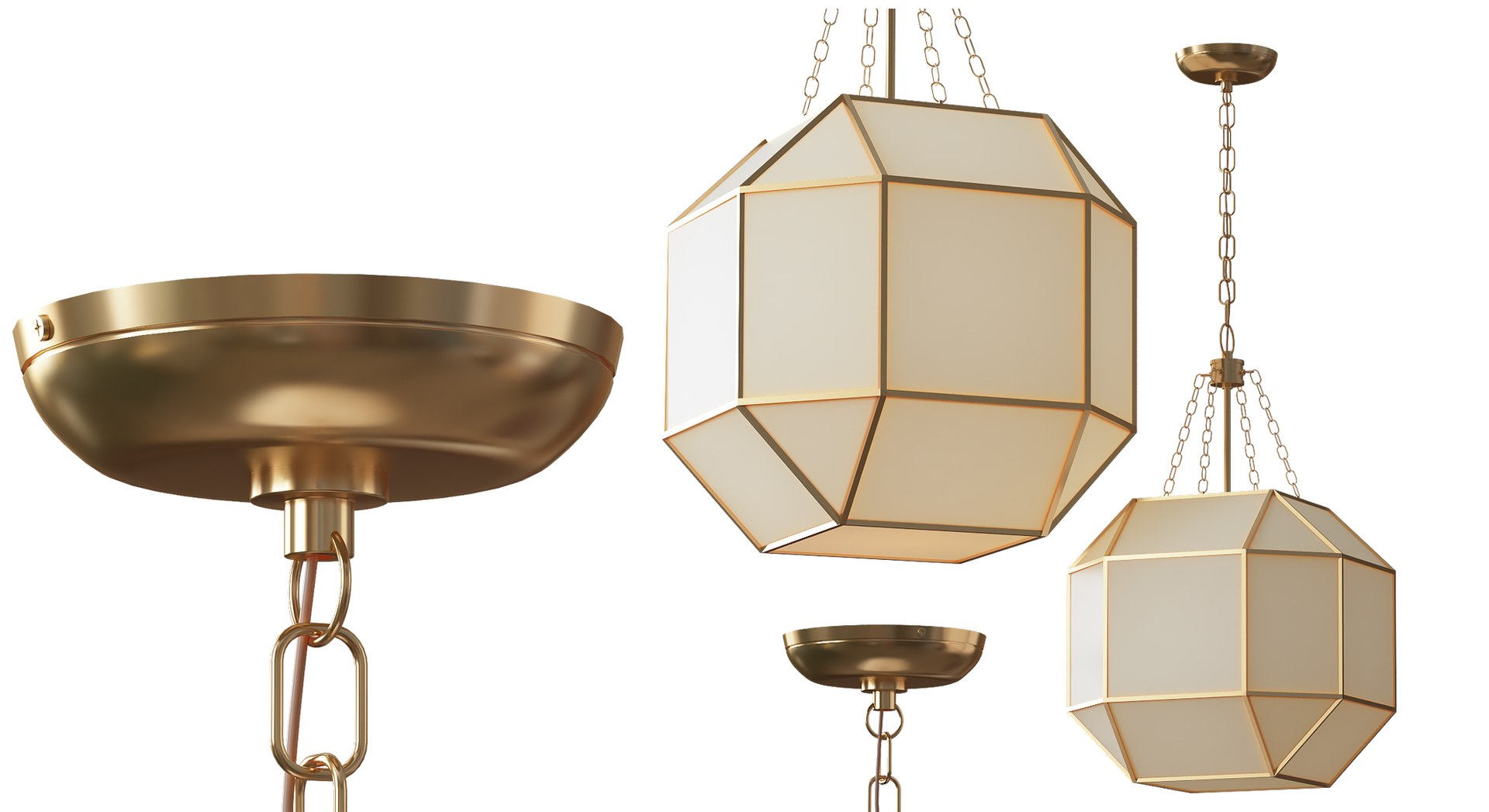 Morrison Small Three Light Lantern 3D Model - TurboSquid 2161983