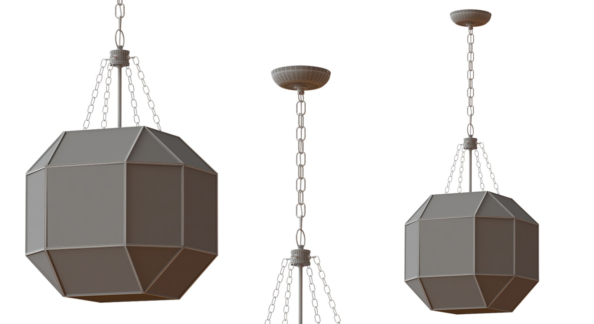Morrison Small Three Light Lantern 3D Model - TurboSquid 2161983