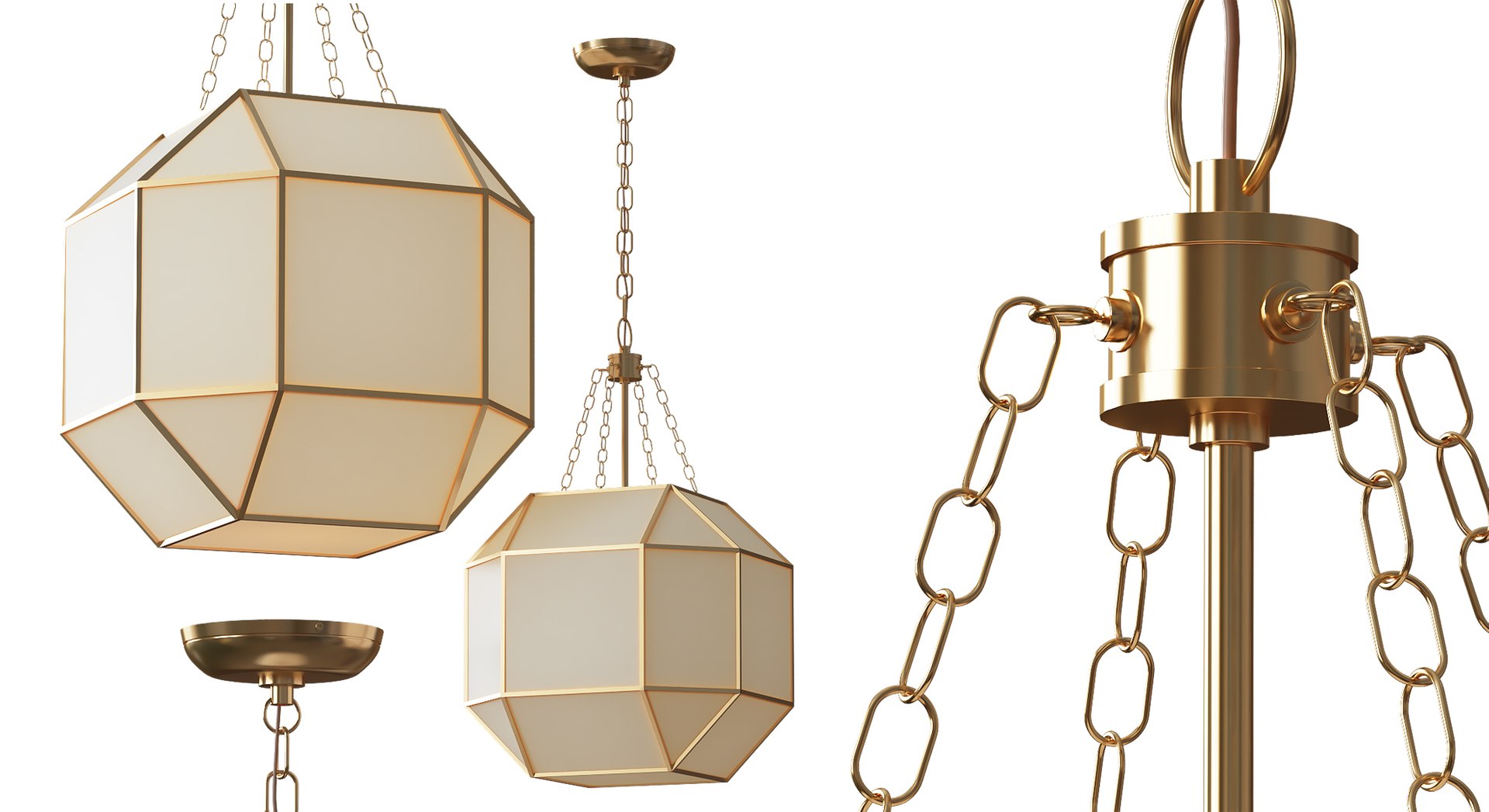 Morrison Small Three Light Lantern 3D Model - TurboSquid 2161983