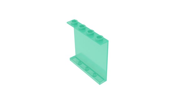 modelo 3d Paneles de ventanas Lego turquesa transparentes - TurboSquid ...