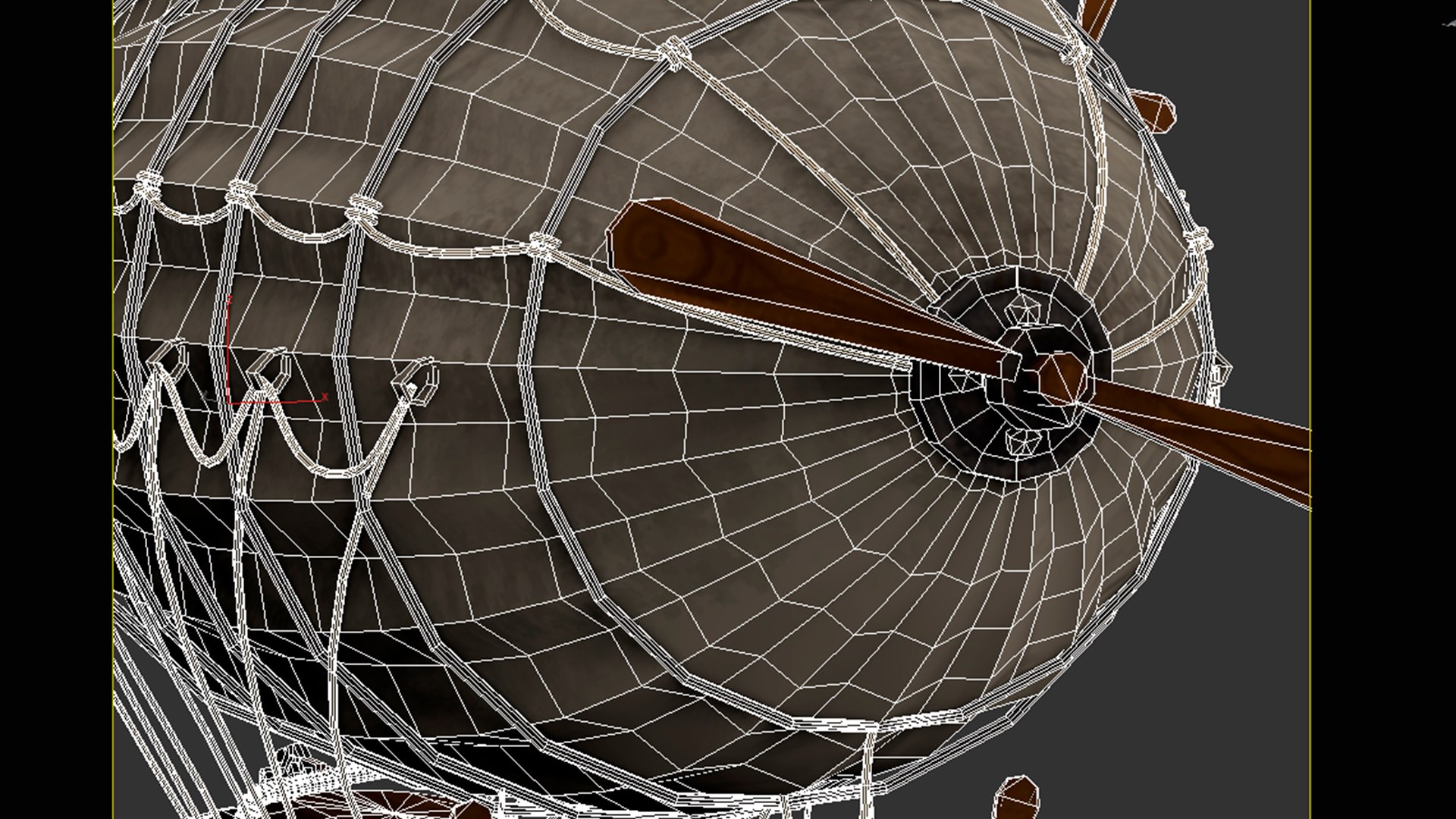 3D Vintage Airship High-poly Textured Model - TurboSquid 2345256