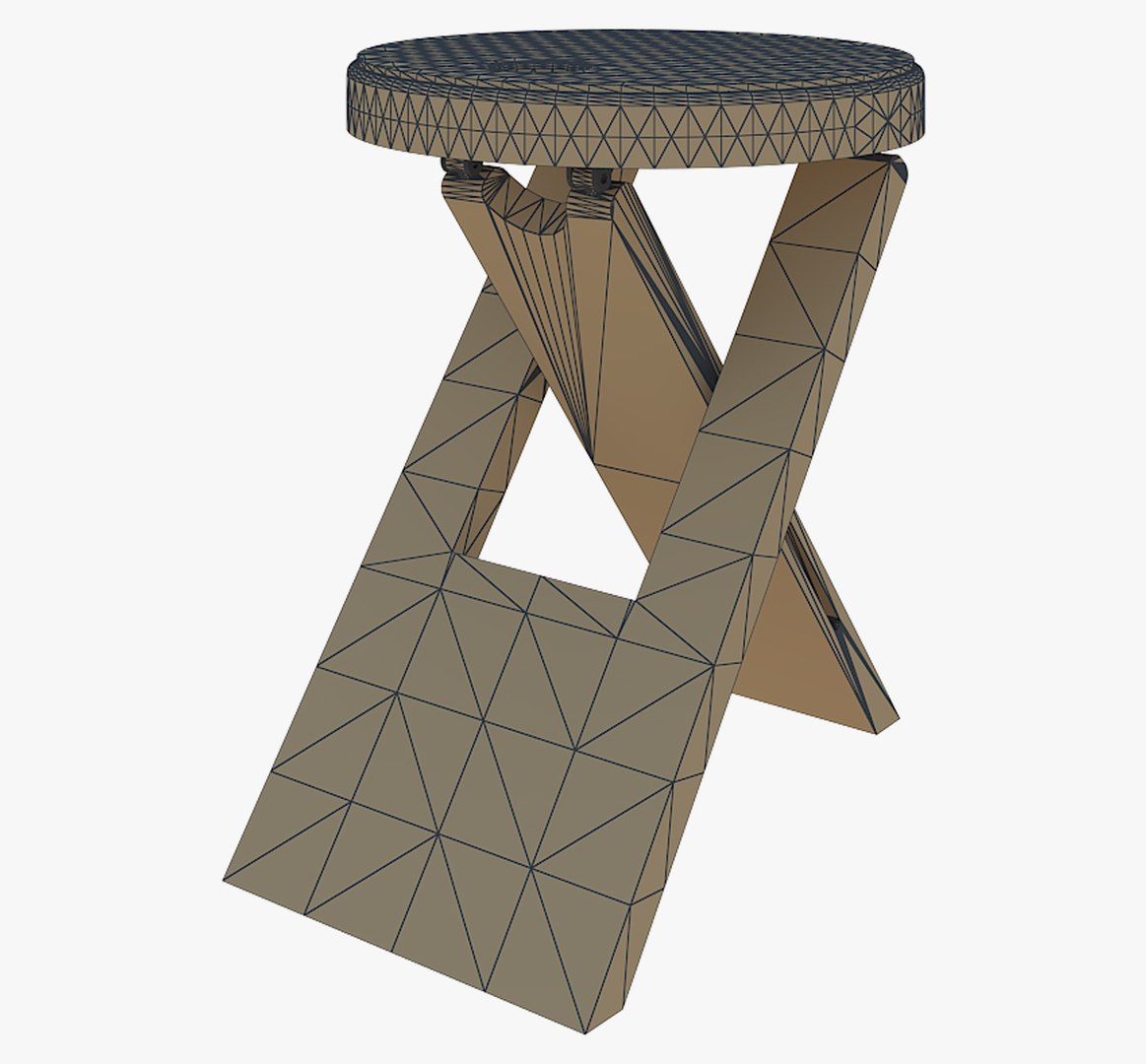 Stool Modeled Model - TurboSquid 1301824
