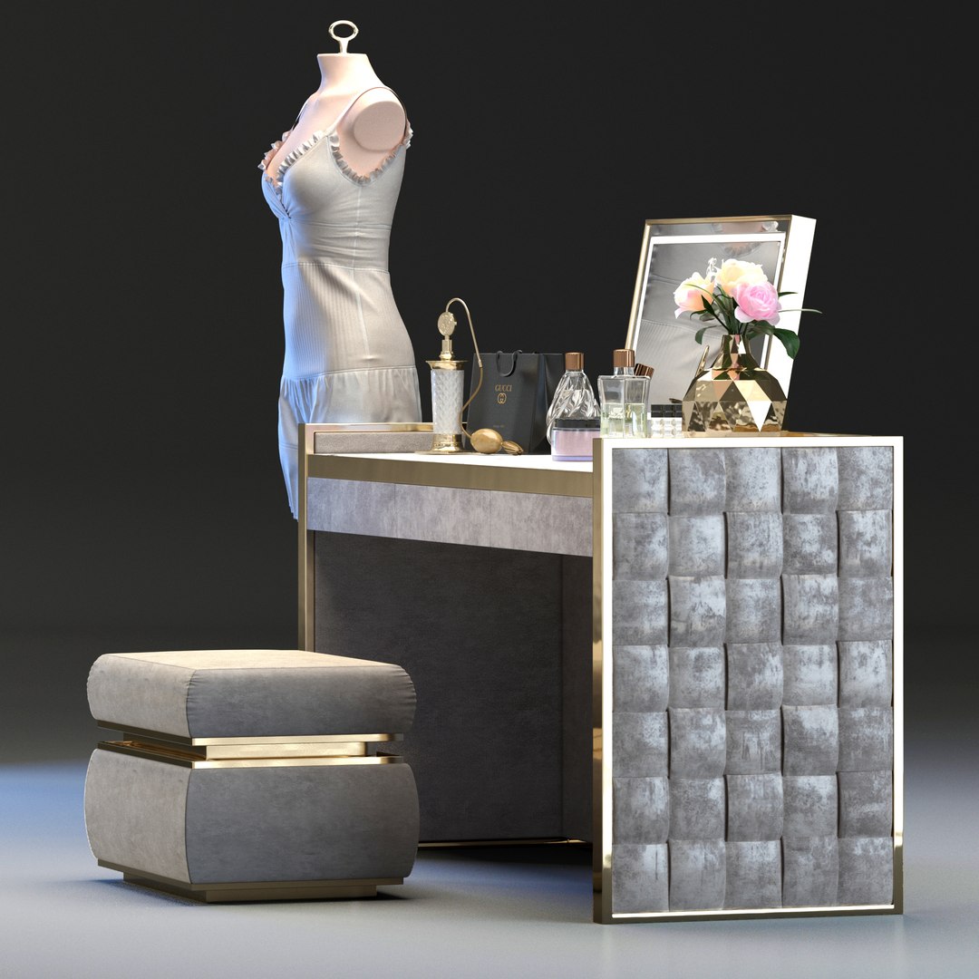 3D Model Titania Dressing Table - TurboSquid 1334062