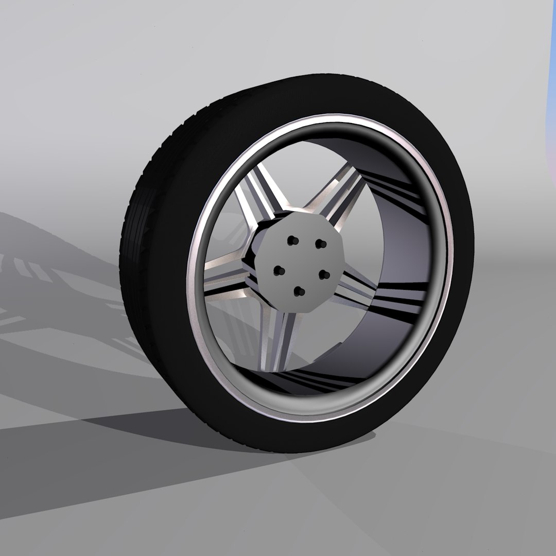 3d mercedes amg wheel model