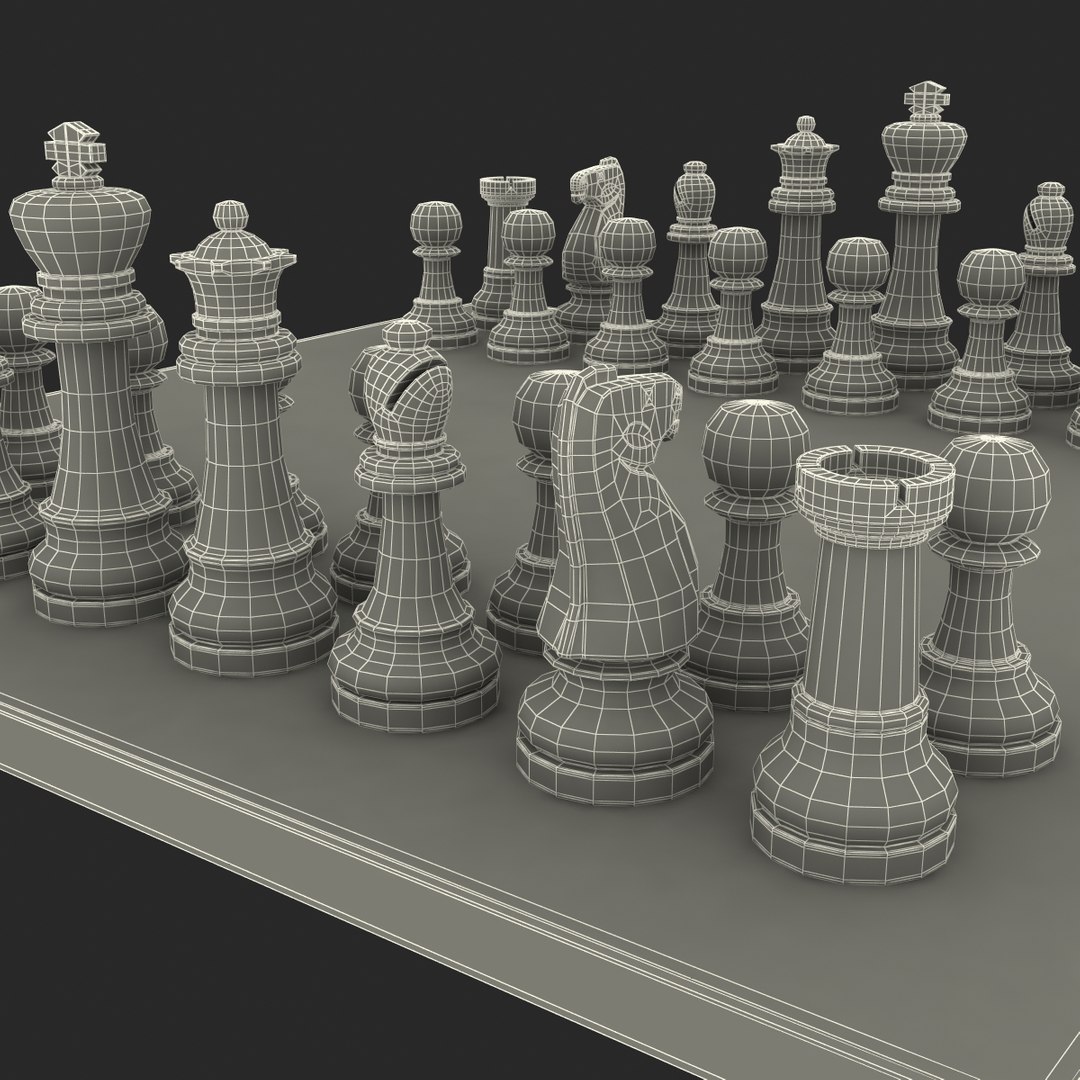 chess 2 3d model