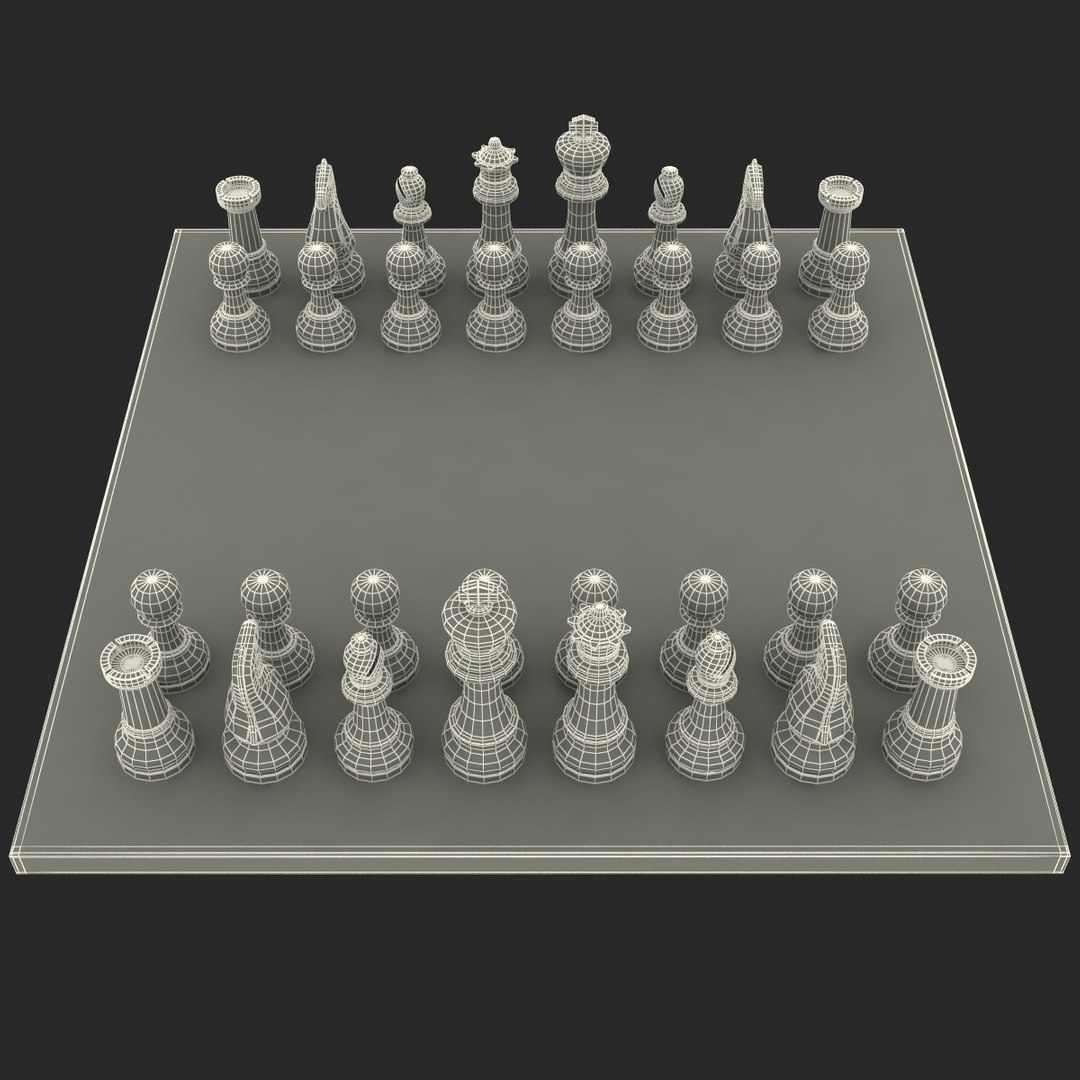 chess 2 3d model