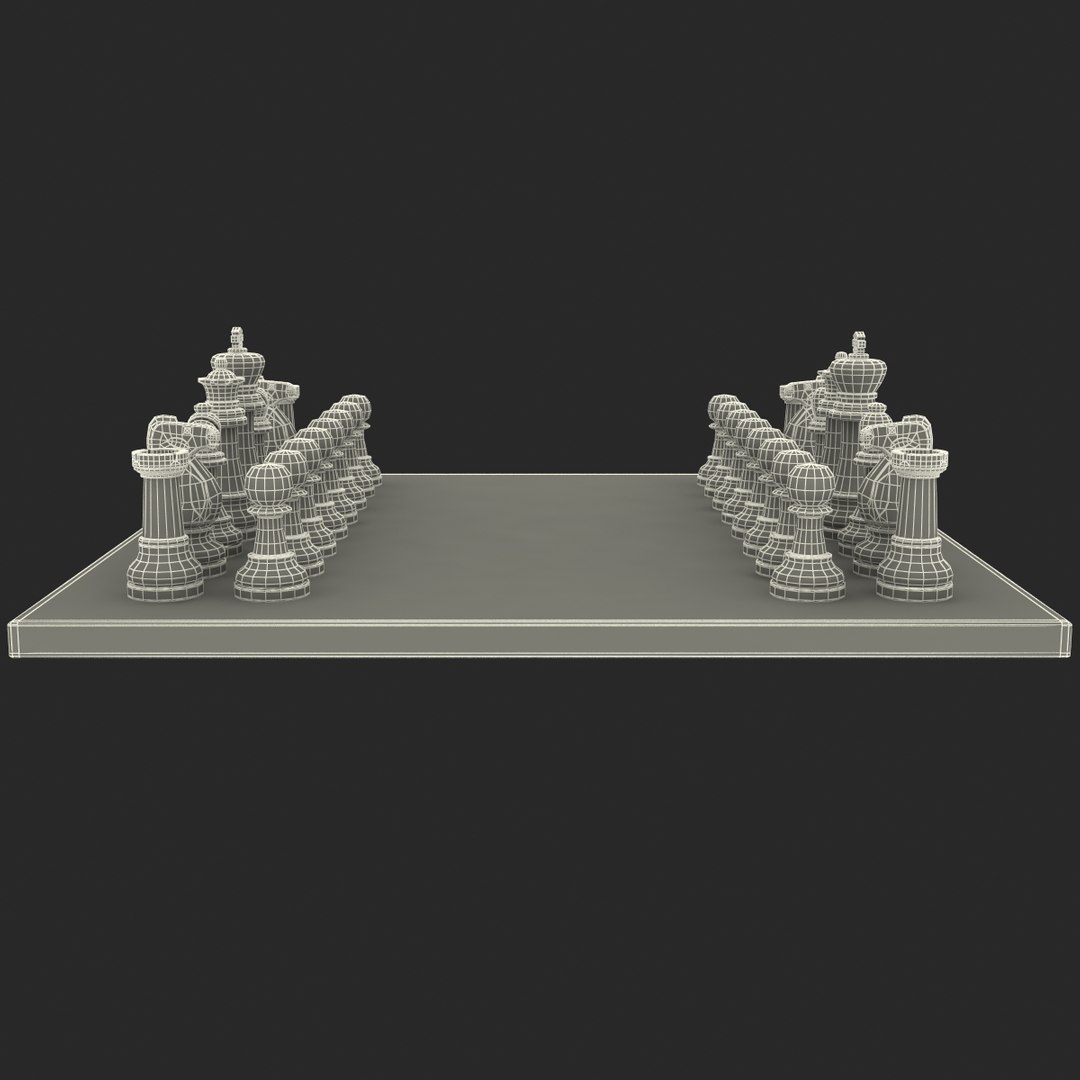 chess 2 3d model