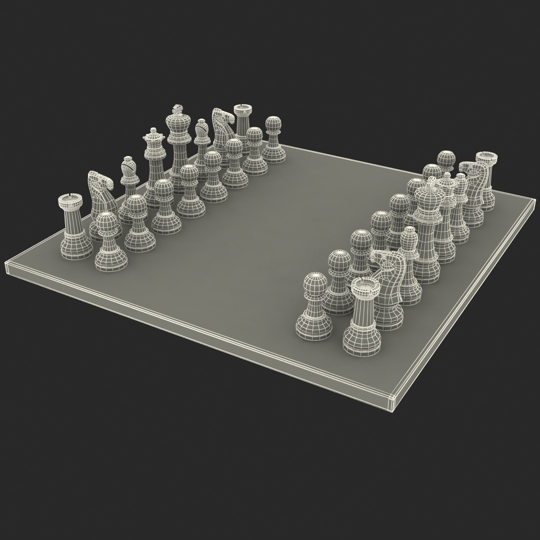 chess 2 3d model
