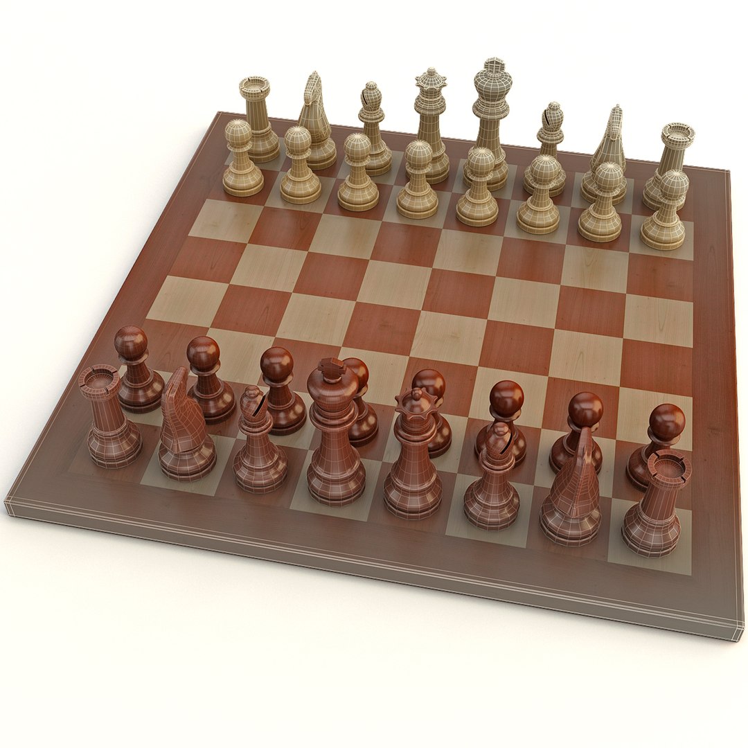 chess 2 3d model
