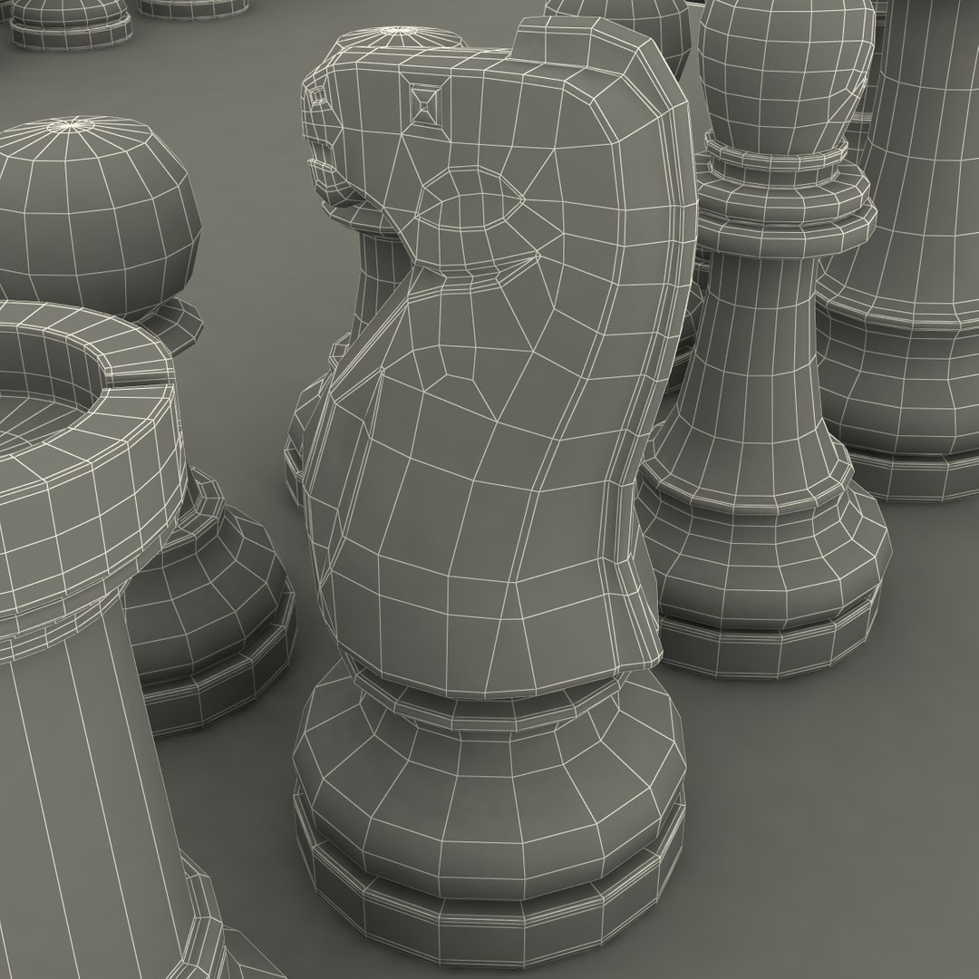 chess 2 3d model